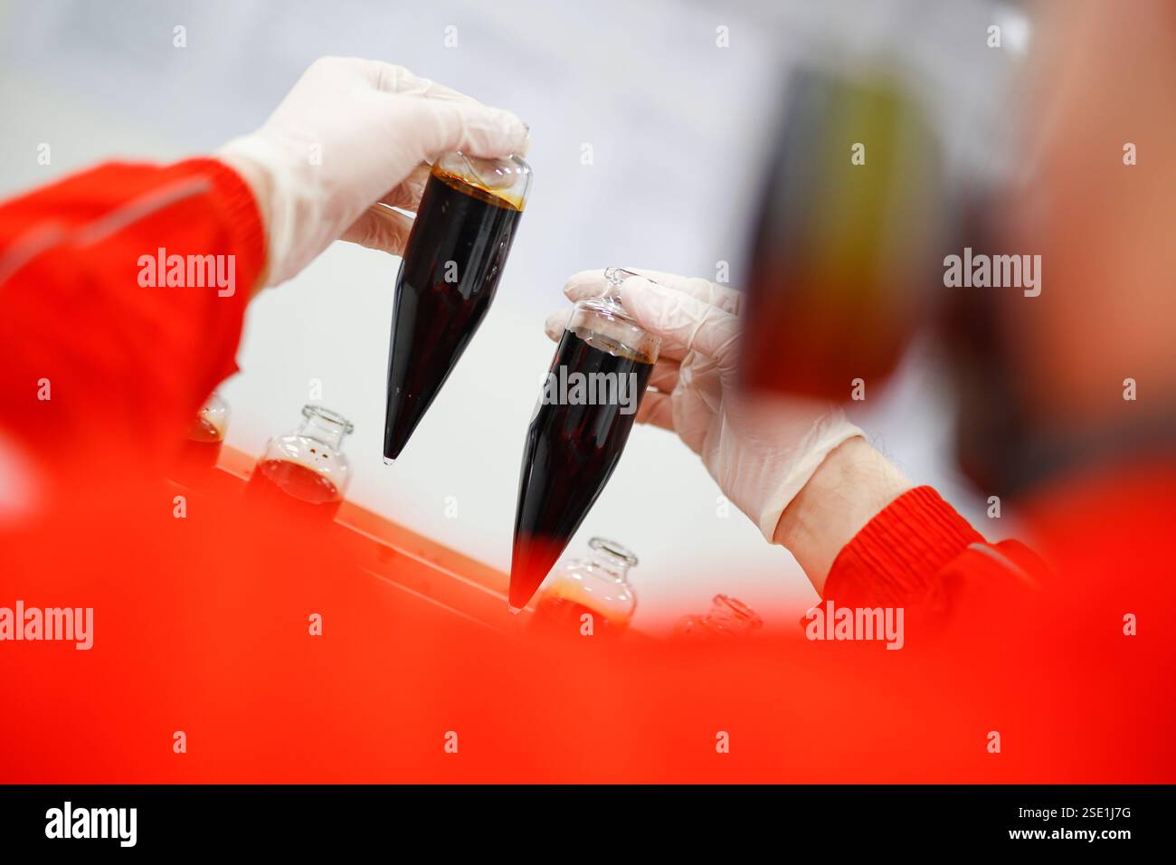 Crude oil sample hi-res stock photography and images - Alamy
