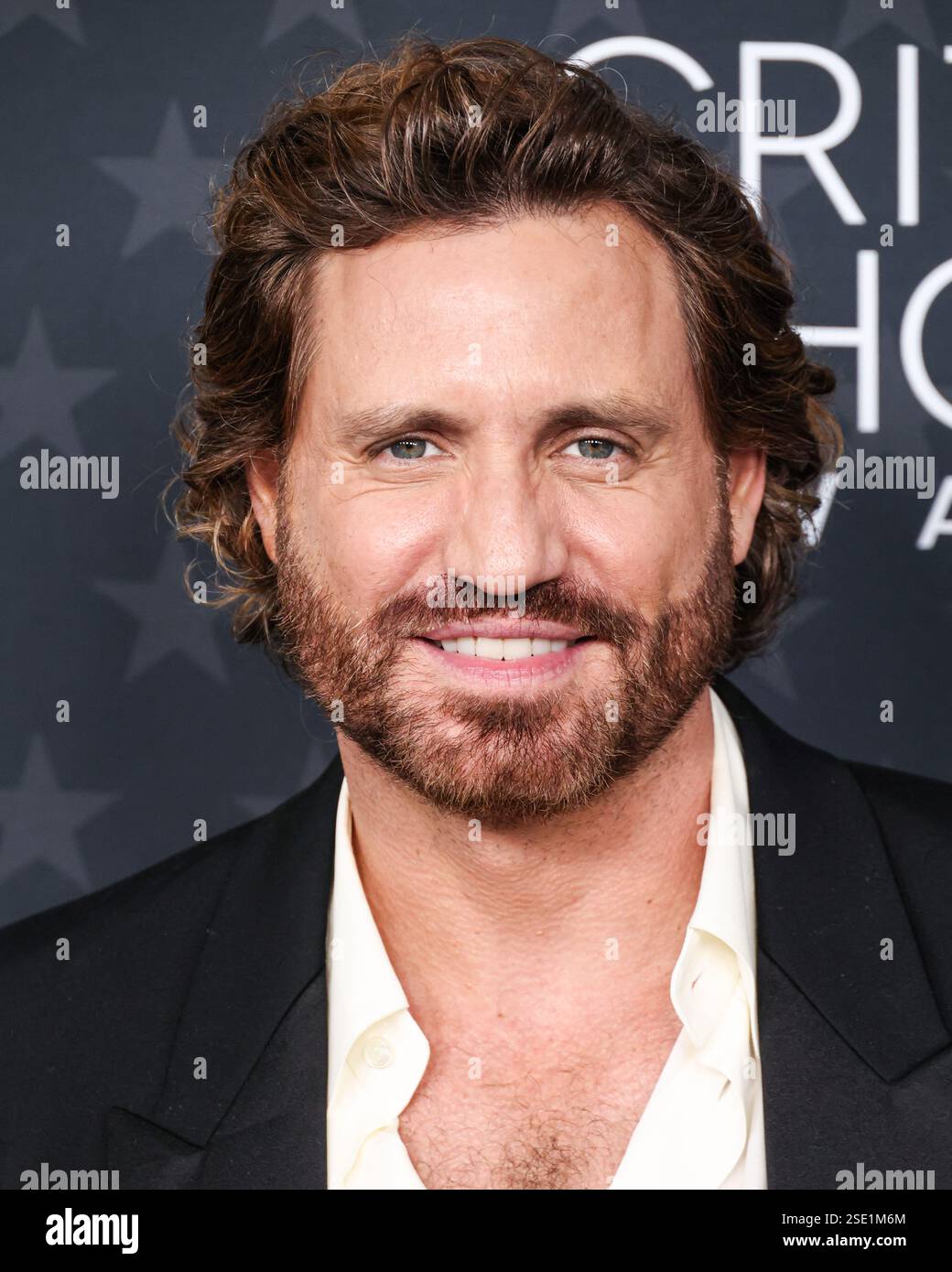 SANTA MONICA, LOS ANGELES, CALIFORNIA, USA - FEBRUARY 07: Edgar Ramirez ...