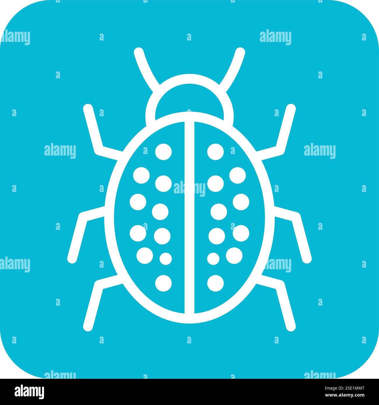 Ladybug Vector Icon Design Illustration Stock Vector Image & Art - Alamy