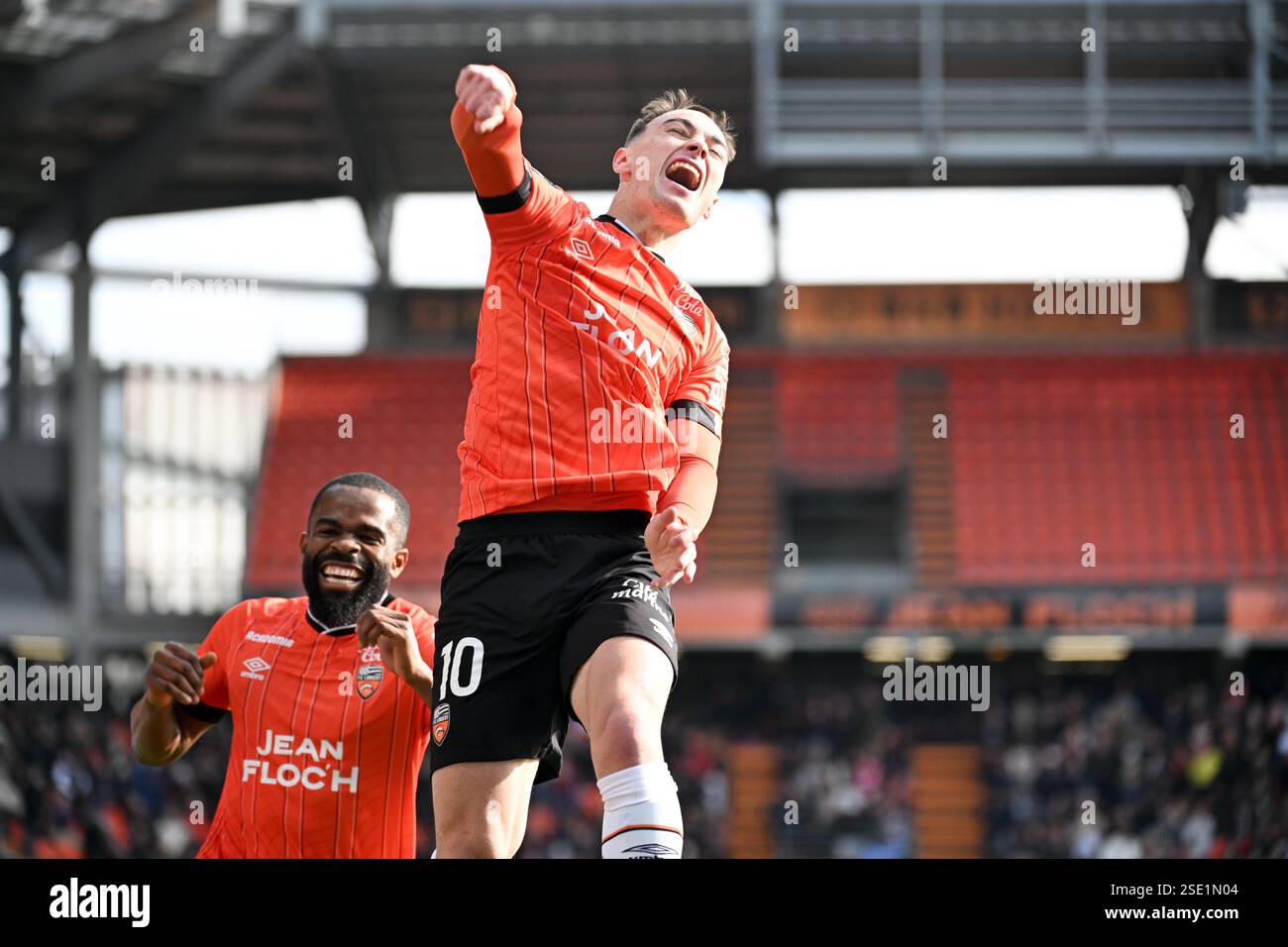 10 Pablo PAGIS (fcl) during the ligue 2 BKT match between Lorient and ...
