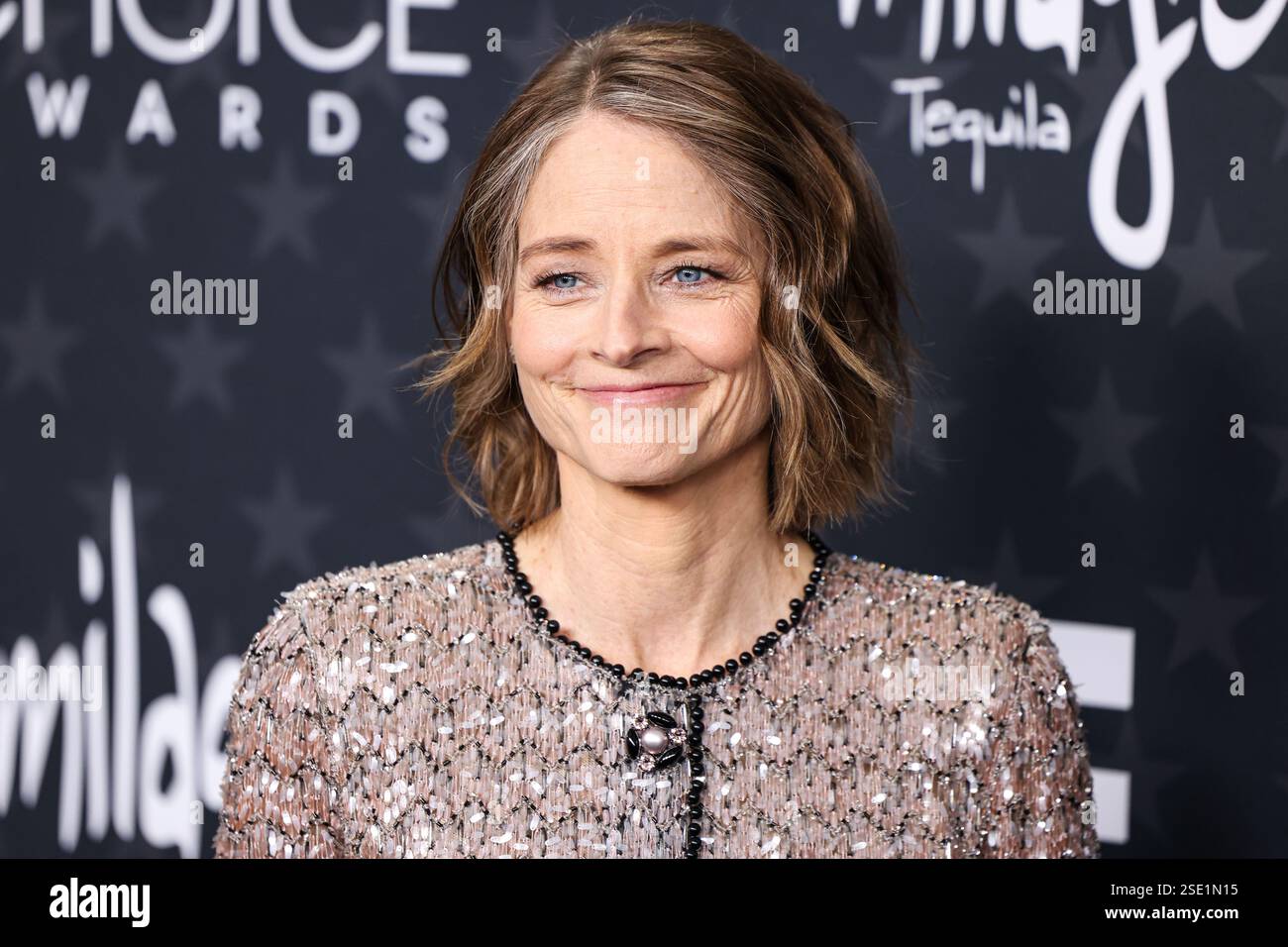 SANTA MONICA, LOS ANGELES, CALIFORNIA, USA - FEBRUARY 07: Jodie Foster ...