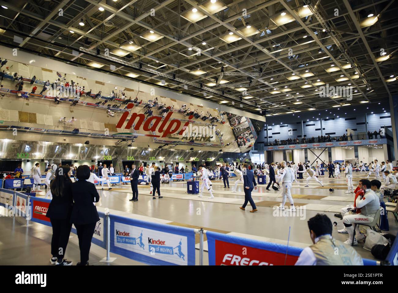 Turin, Italy. 08th Feb, 2025. General view during the Foil Grand Prix ...