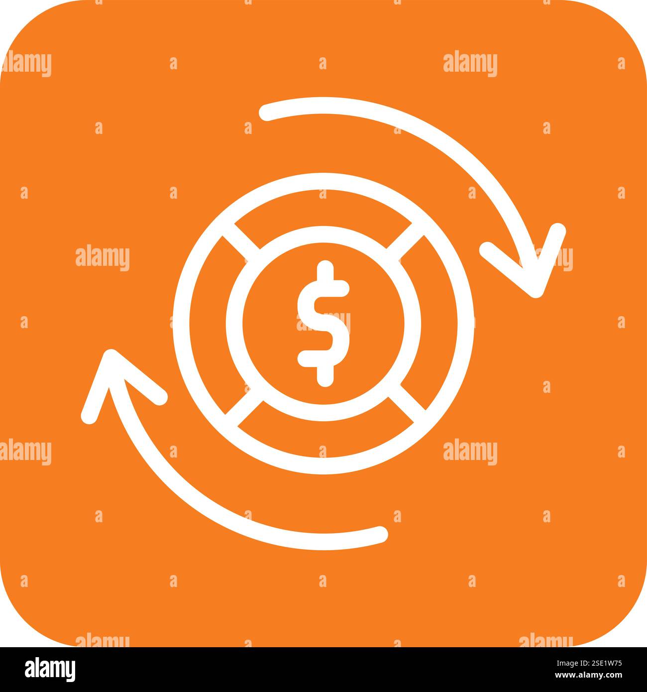 Money flow Vector Icon Design Illustration Stock Vector Image & Art - Alamy
