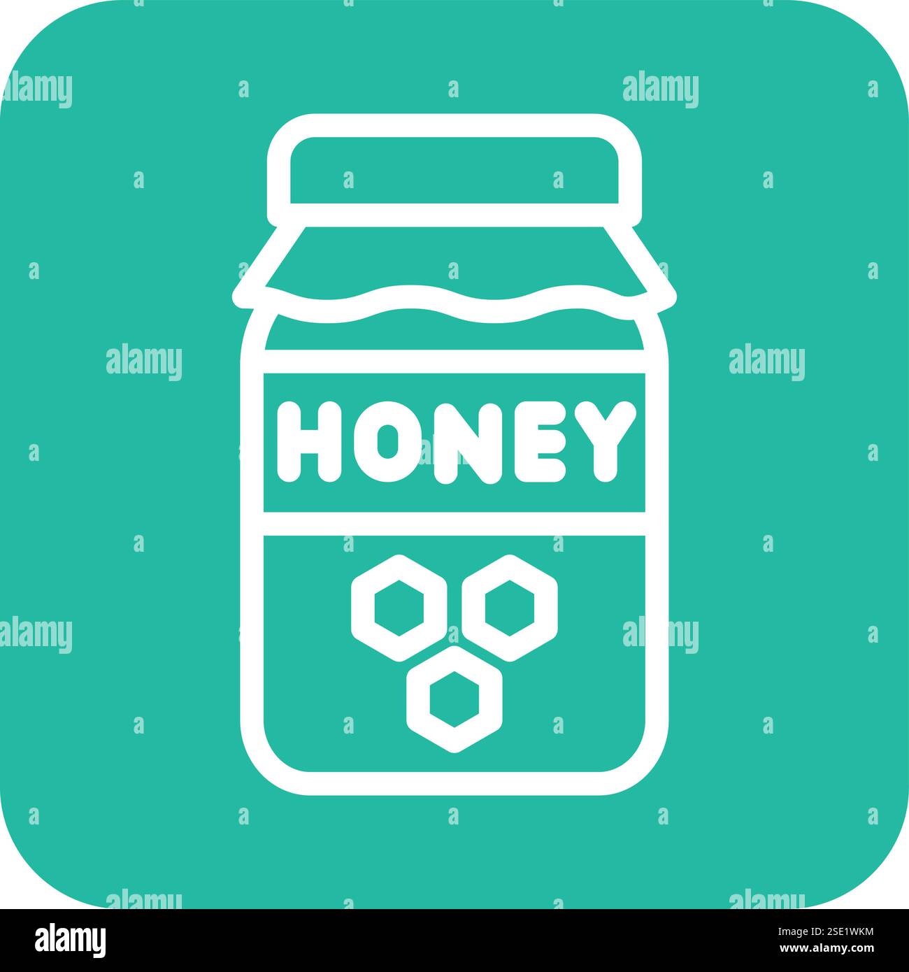 Honey Vector Icon Design Illustration Stock Vector Image & Art - Alamy