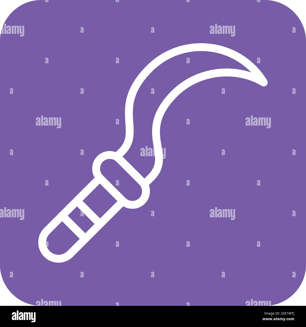 Sickle Vector Icon Design Illustration Stock Vector Image & Art - Alamy