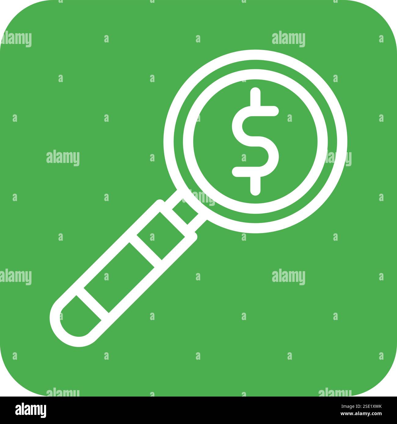 Magnifying glass ui icon Stock Vector Images - Alamy