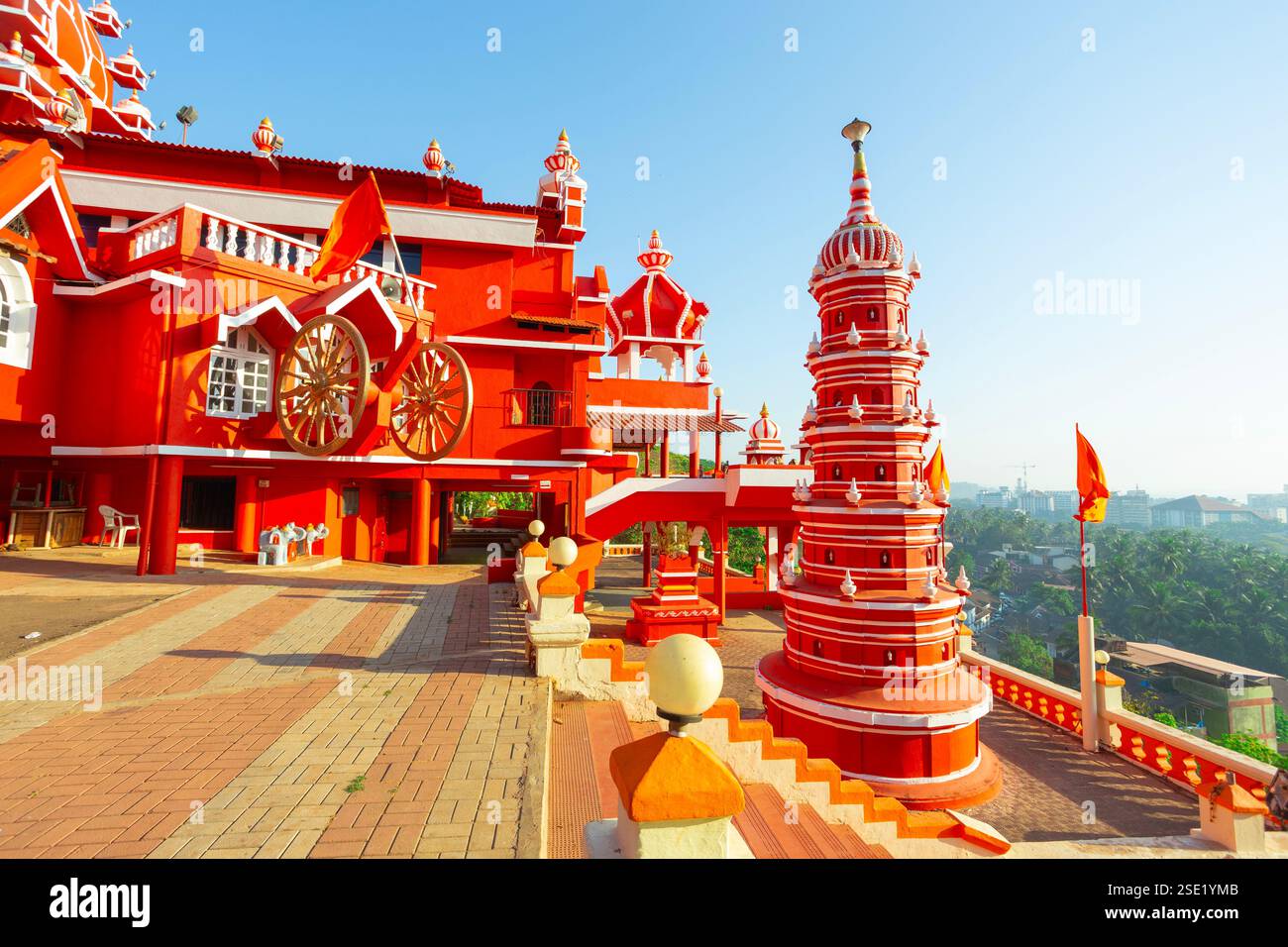 India, Goa, 8 March 2017. Maruti Temple (Hanuman Temple) in Panjim ...
