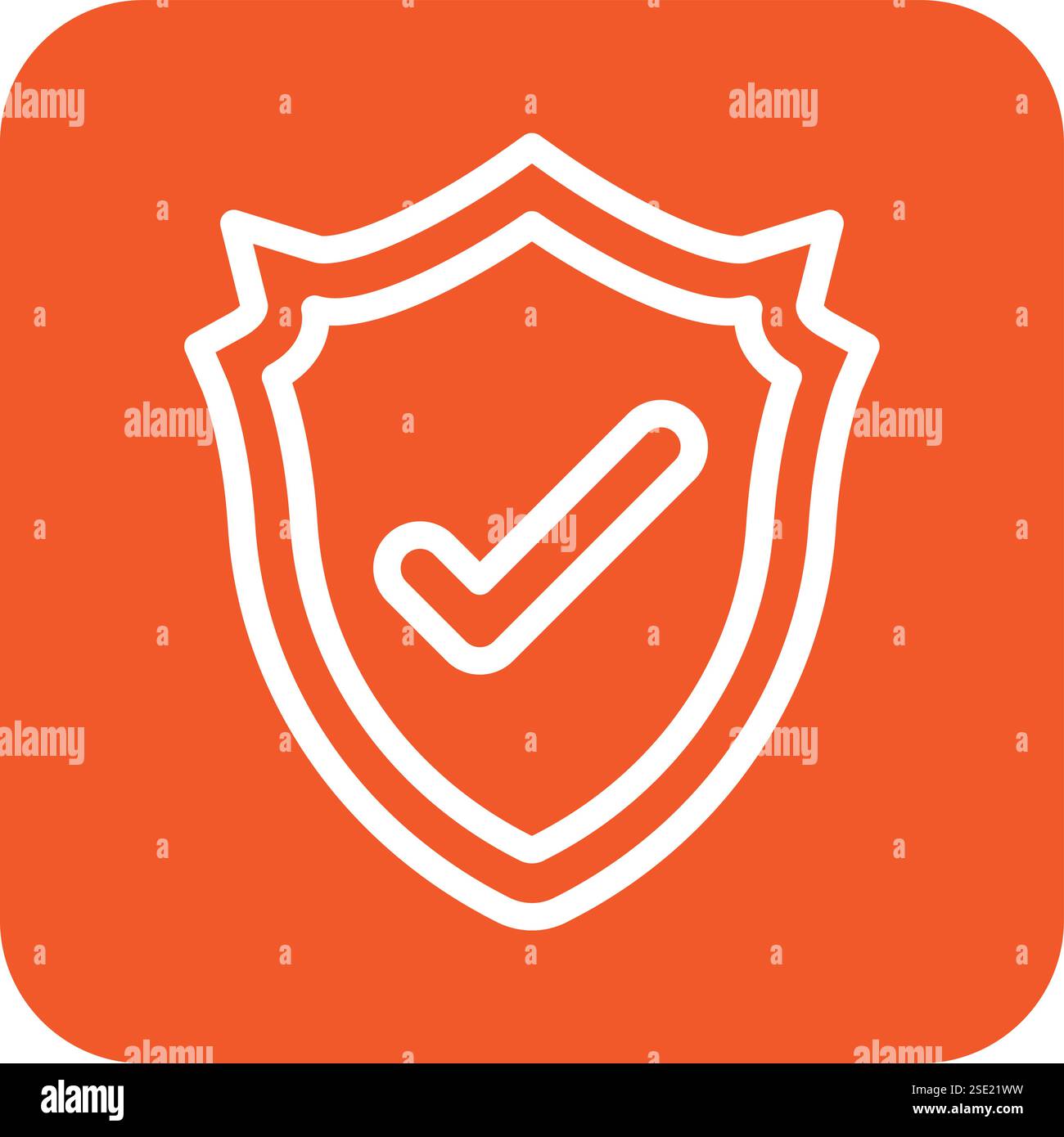 Shield icon for ui design Stock Vector Images - Alamy