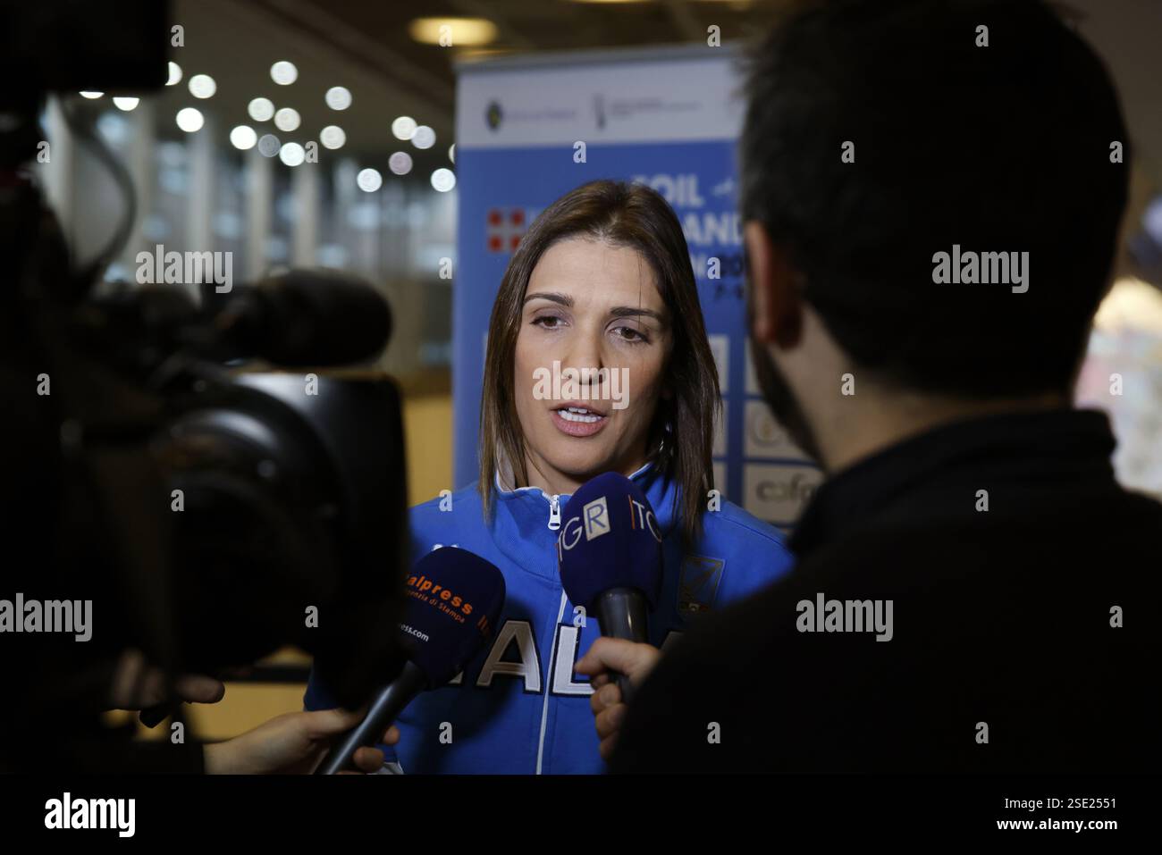 Turin, Italy. 08th Feb, 2025. Arianna dâ??Errigo Paris 2024 olympic ...