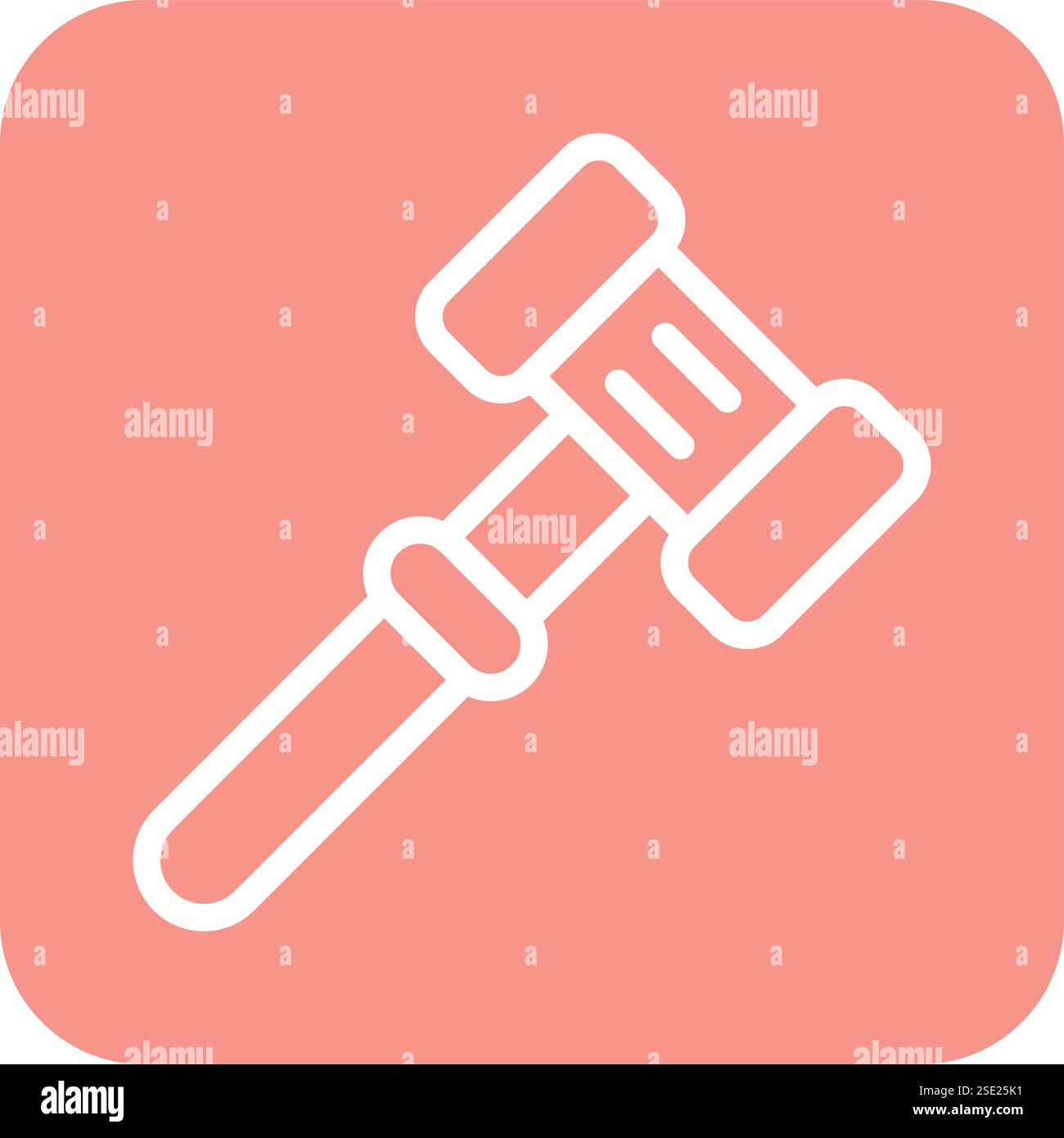 Judge icon flat sign Cut Out Stock Images & Pictures - Alamy