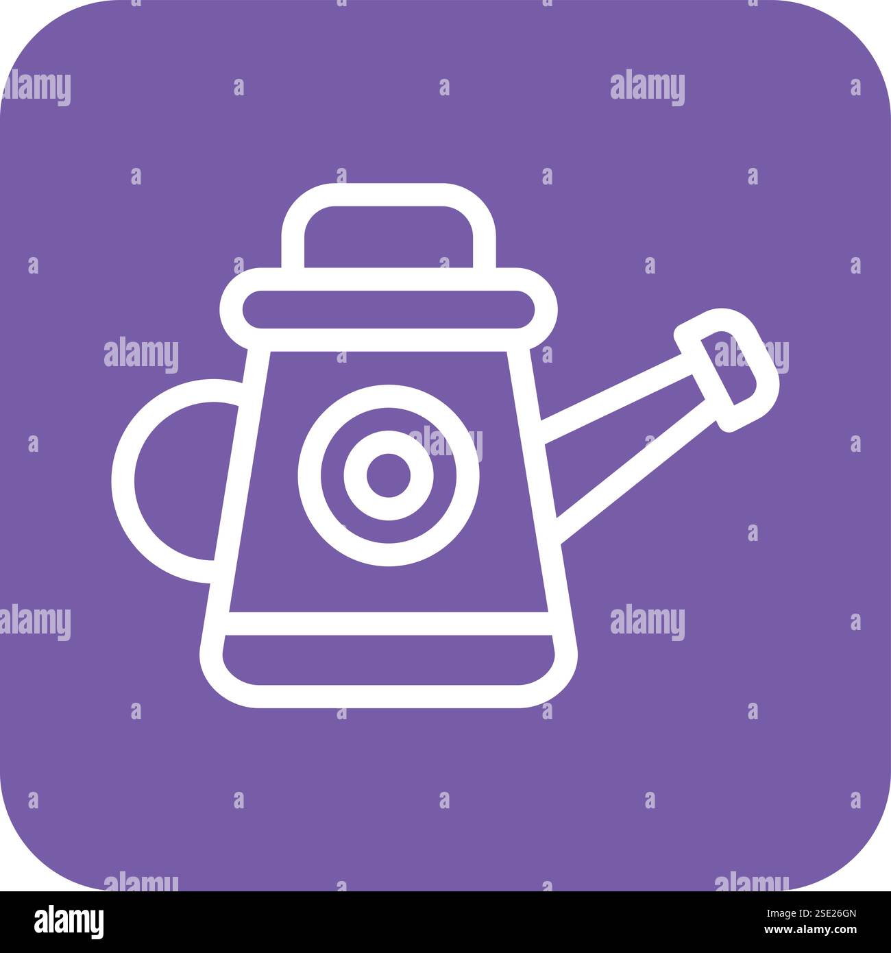 Watering can flat vector Cut Out Stock Images & Pictures - Alamy
