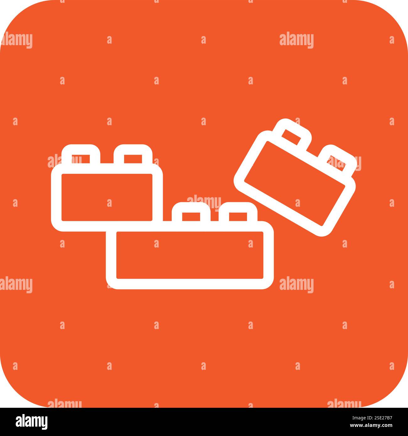 Plastic blocks Vector Icon Design Illustration Stock Vector Image & Art ...