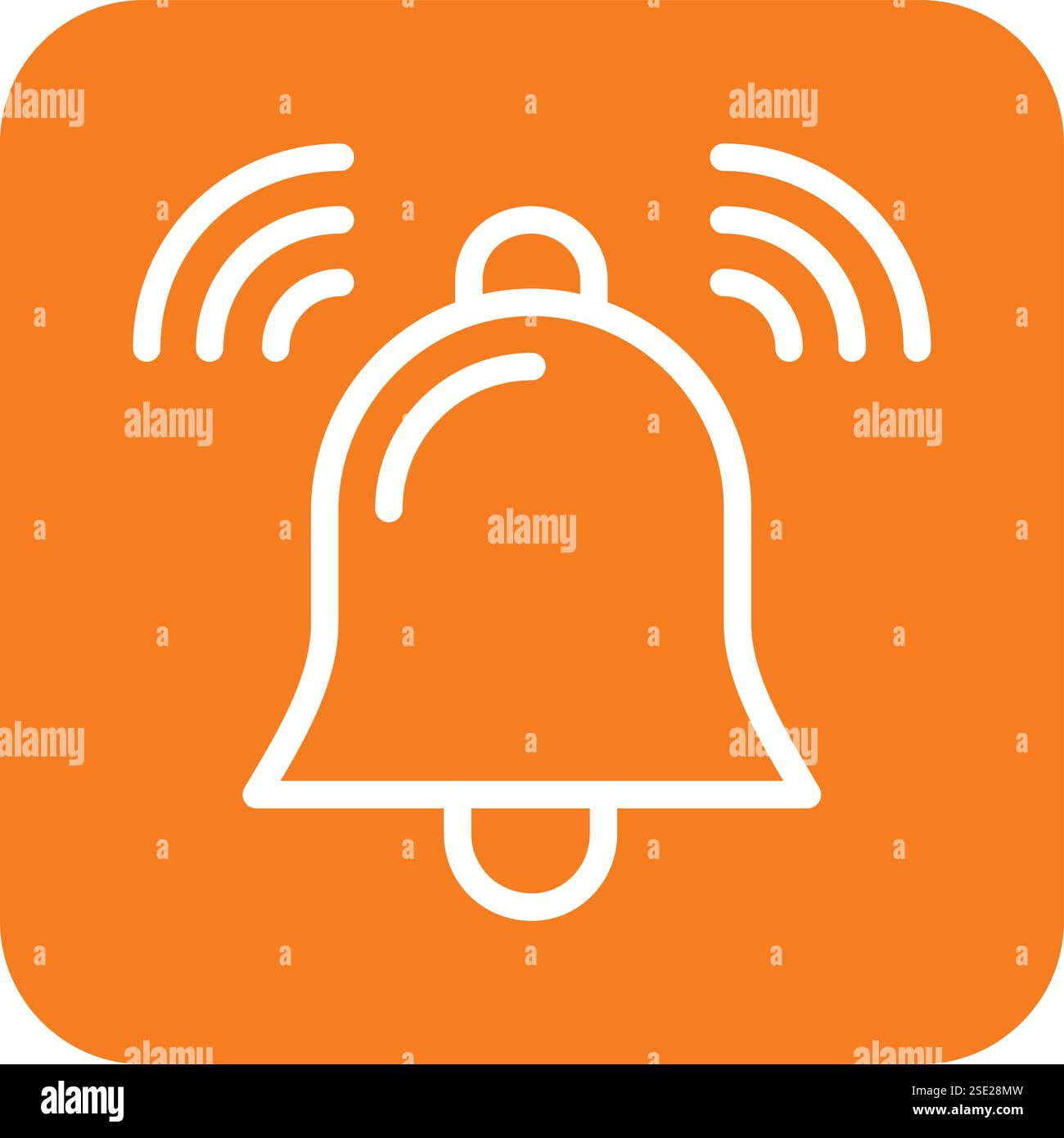 3d notification bell vector Stock Vector Images - Alamy