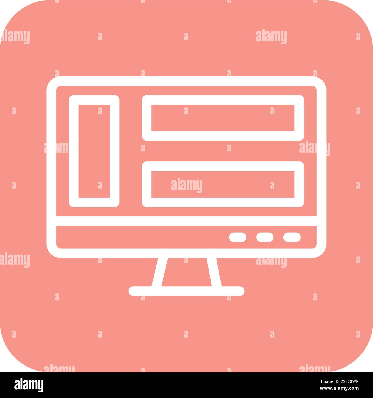 Dashboard Vector Icon Design Illustration Stock Vector Image & Art - Alamy