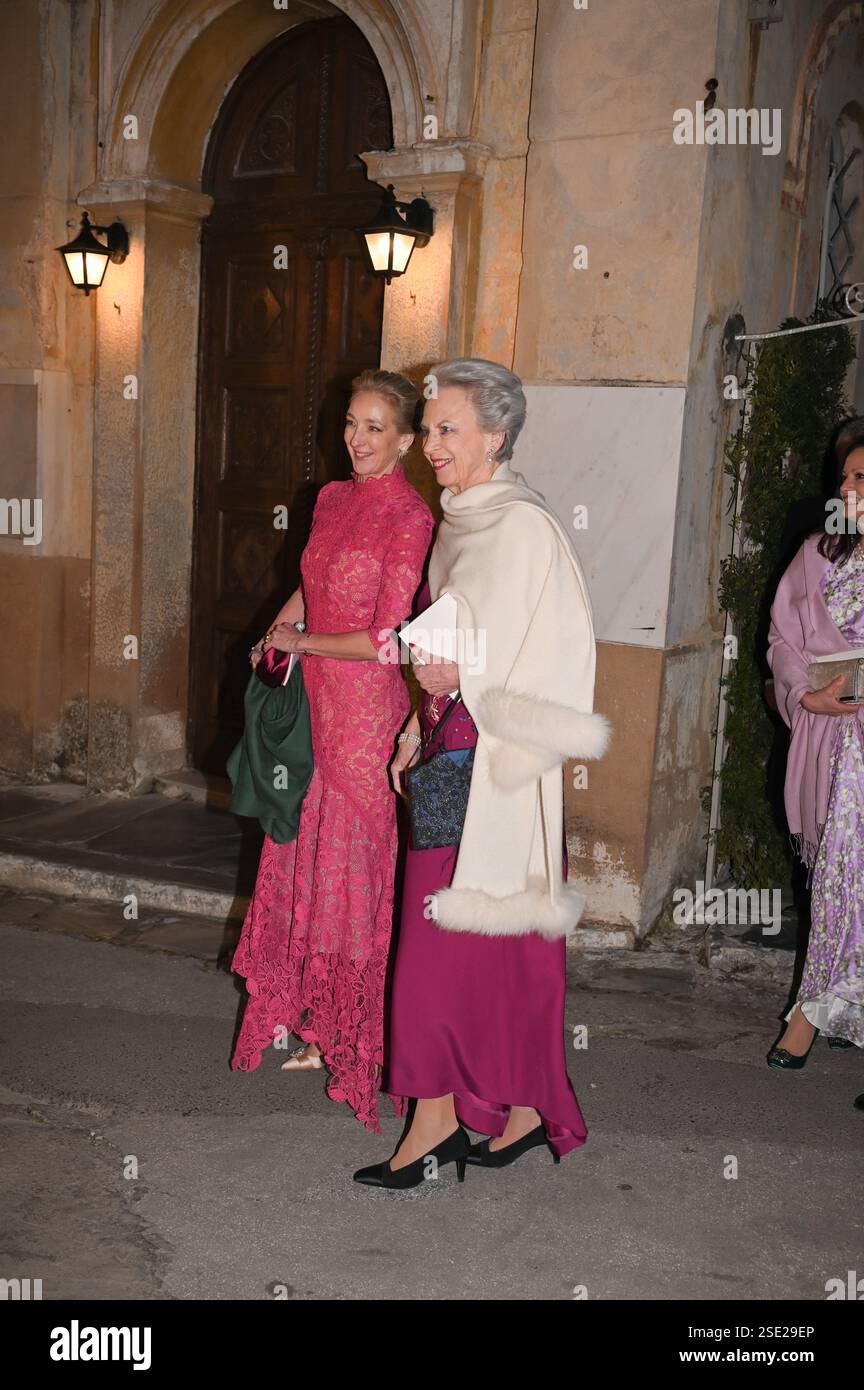 Athens, Greece, 7 February 2025. Princess Benedikte of Denmark and ...
