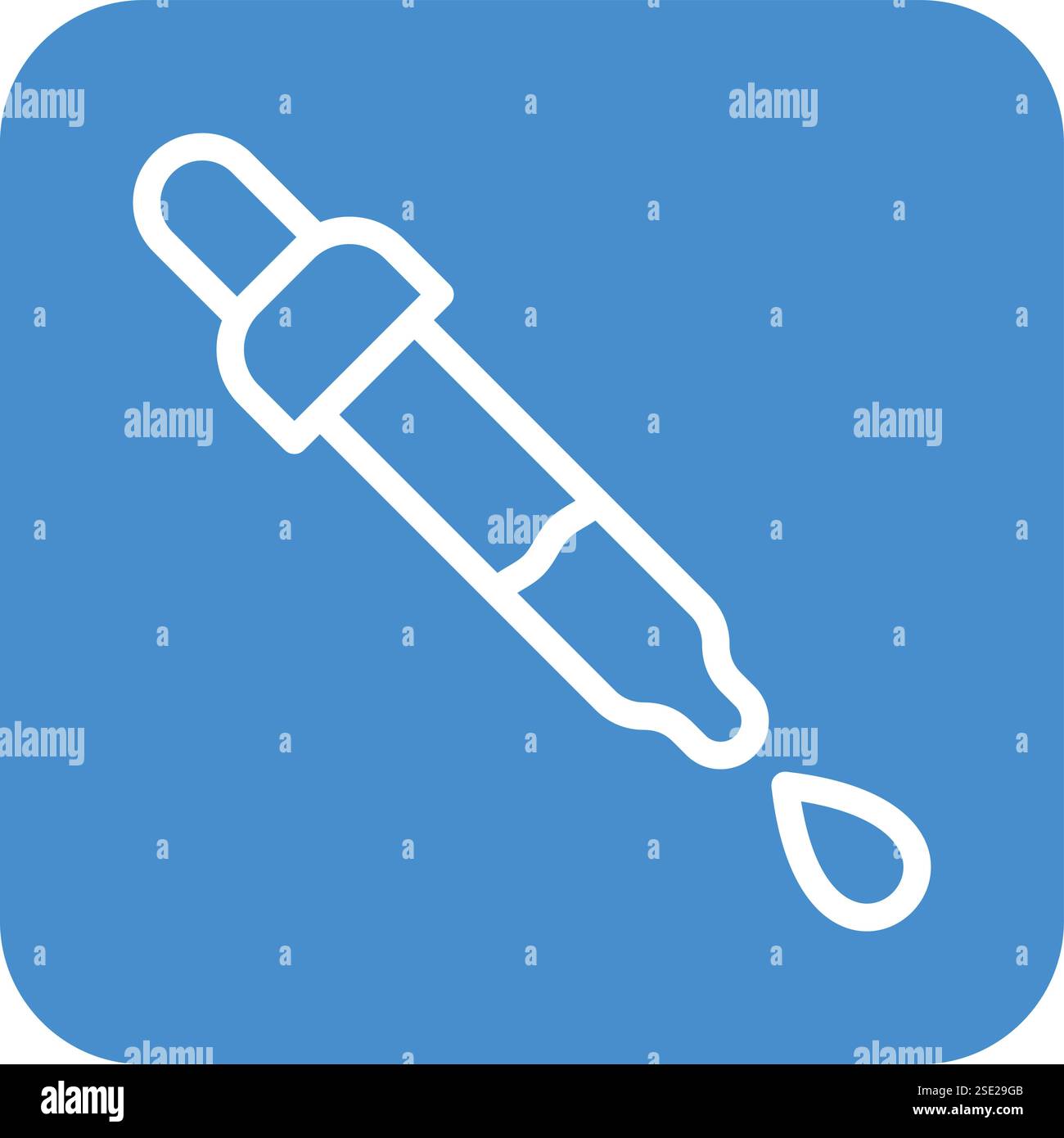 Dropper icon outline vector hi-res stock photography and images - Alamy