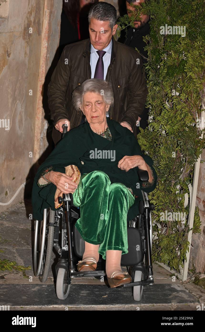 Athens, Greece, 7 February 2025. Princess Irene of Greece and Denmark ...