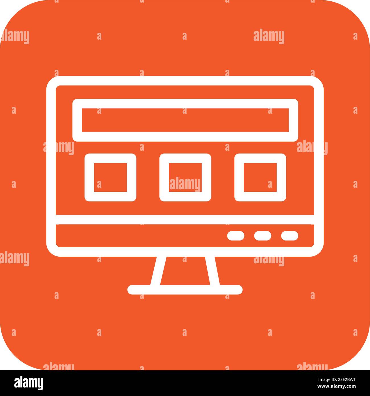 Flat vector ui hi-res stock photography and images - Alamy