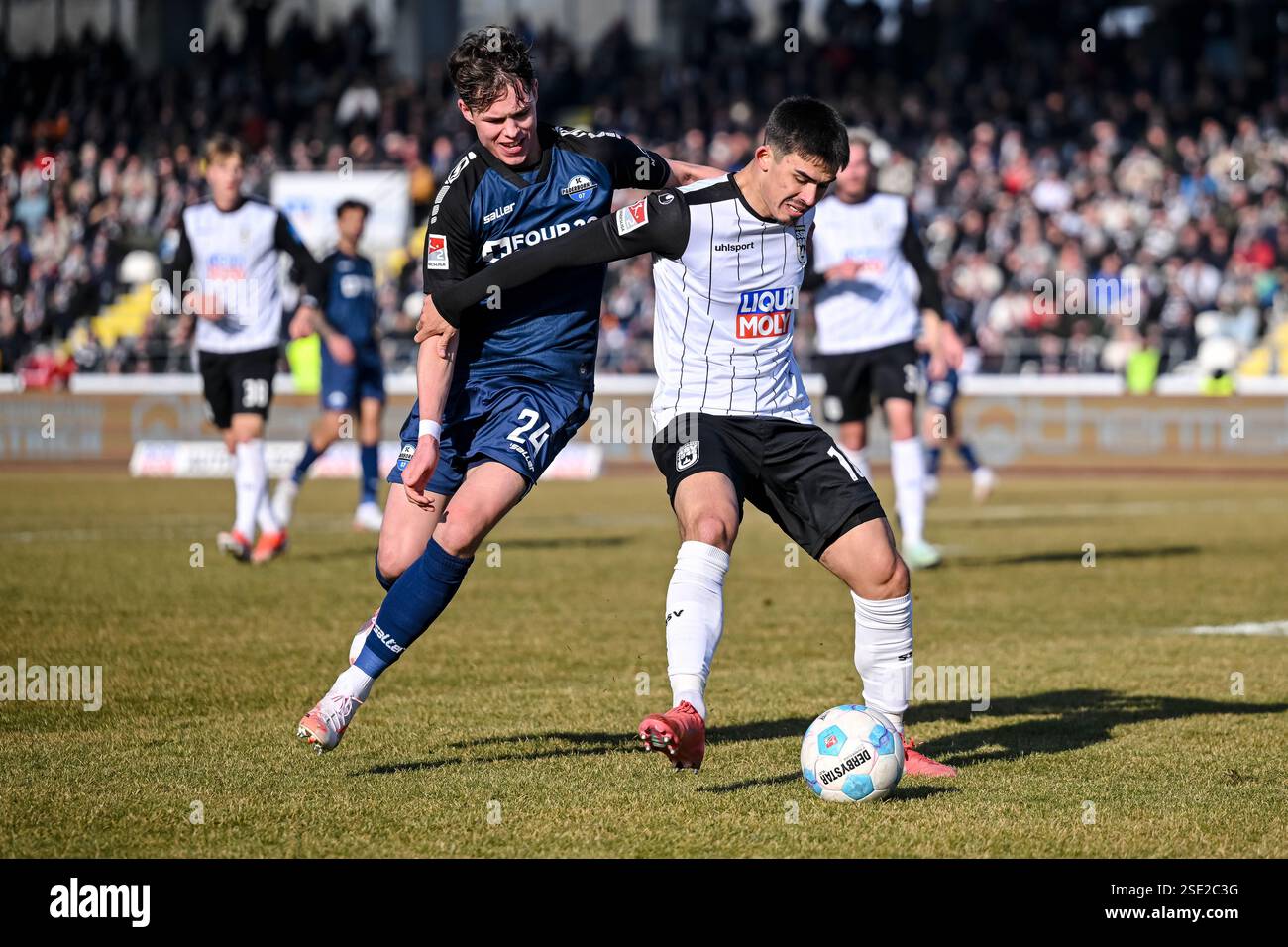 Ulm, Germany. 08th Feb, 2025. Soccer, Bundesliga 2, Matchday 21, SSV ...