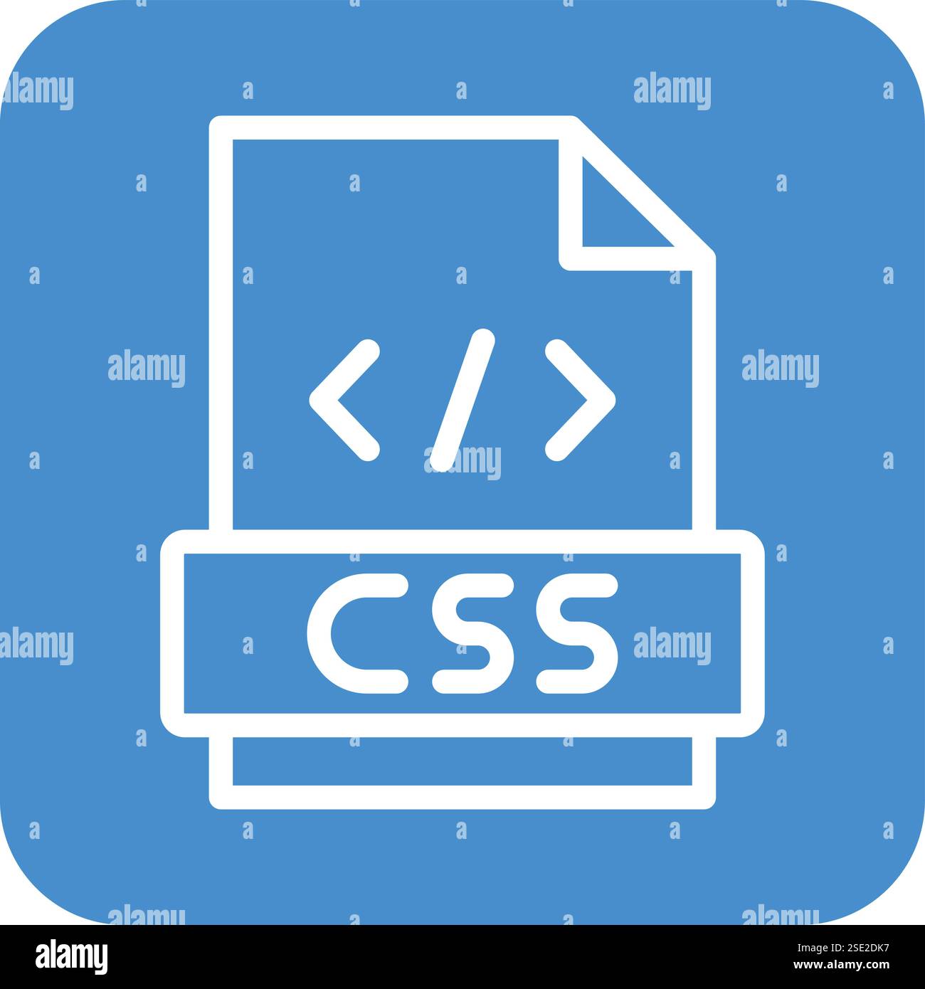 Css Vector Icon Design Illustration Stock Vector Image & Art - Alamy