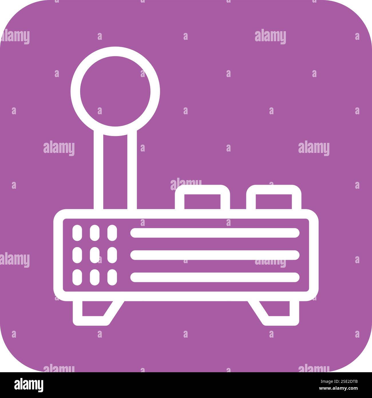Flat joystick icon Stock Vector Images - Alamy