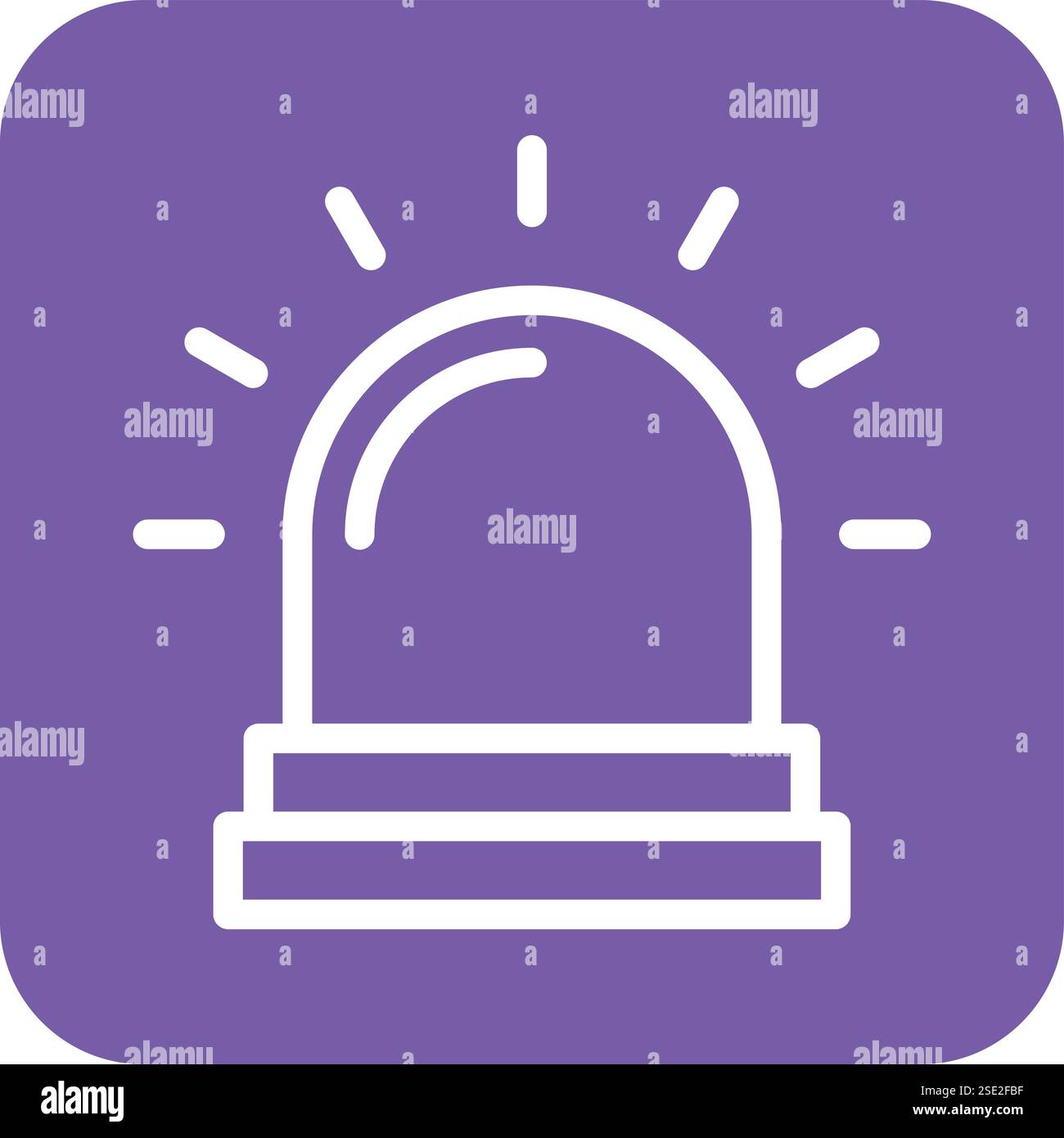 Fire alarm Vector Icon Design Illustration Stock Vector Image & Art - Alamy