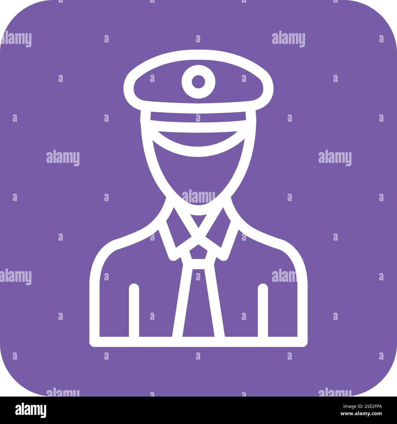 Pilot Vector Icon Design Illustration Stock Vector Image & Art - Alamy