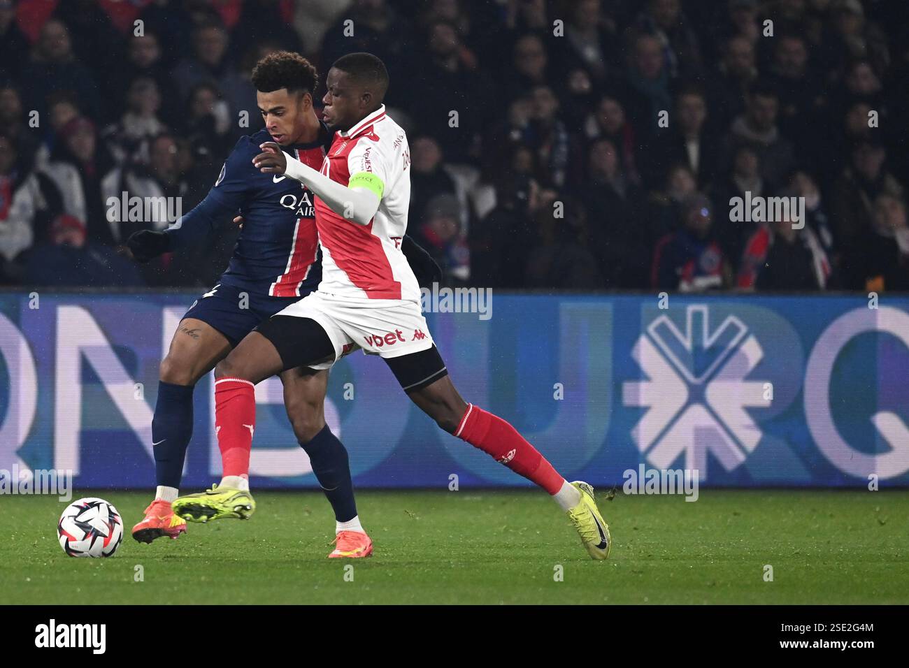 Paris, France. 07th Feb, 2025. Desire Doue during the Match of the 21st ...