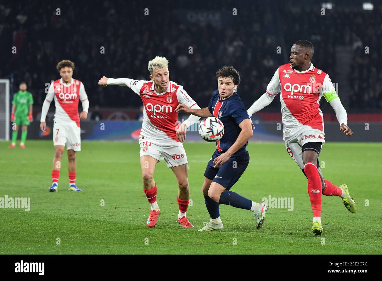 Paris, France. 07th Feb, 2025. Joao Neves during the Match of the 21st ...