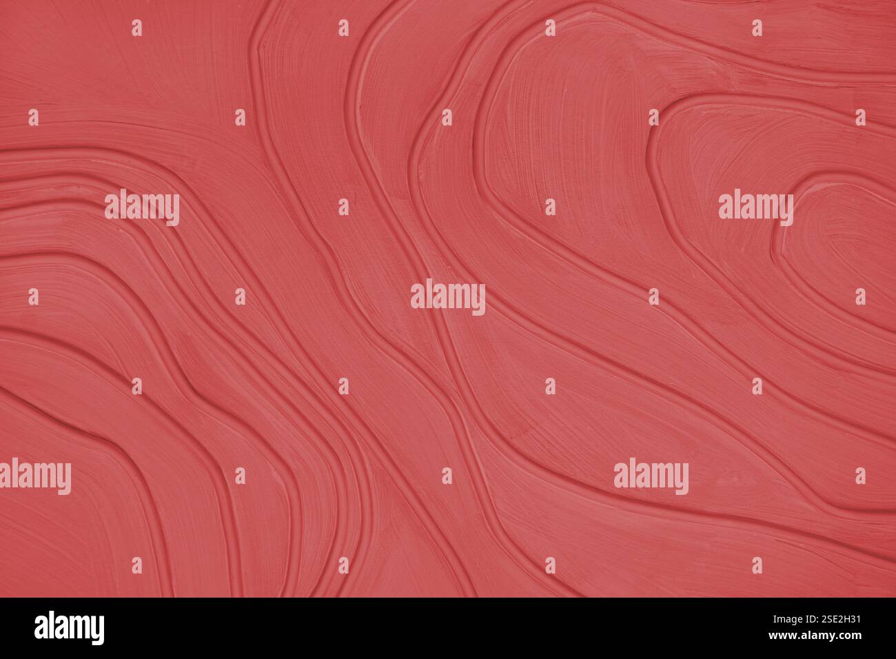 Plaster wall with volumetric relief surface with random convex lines ...