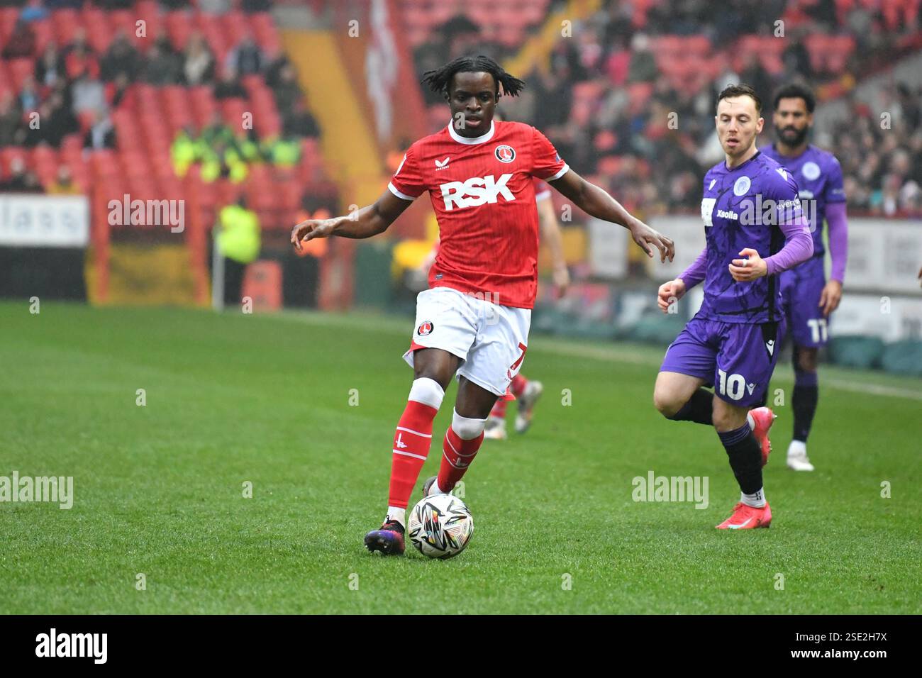 London, England. 8th Feb 2025. Tyreece Campbell during the Sky Bet EFL ...