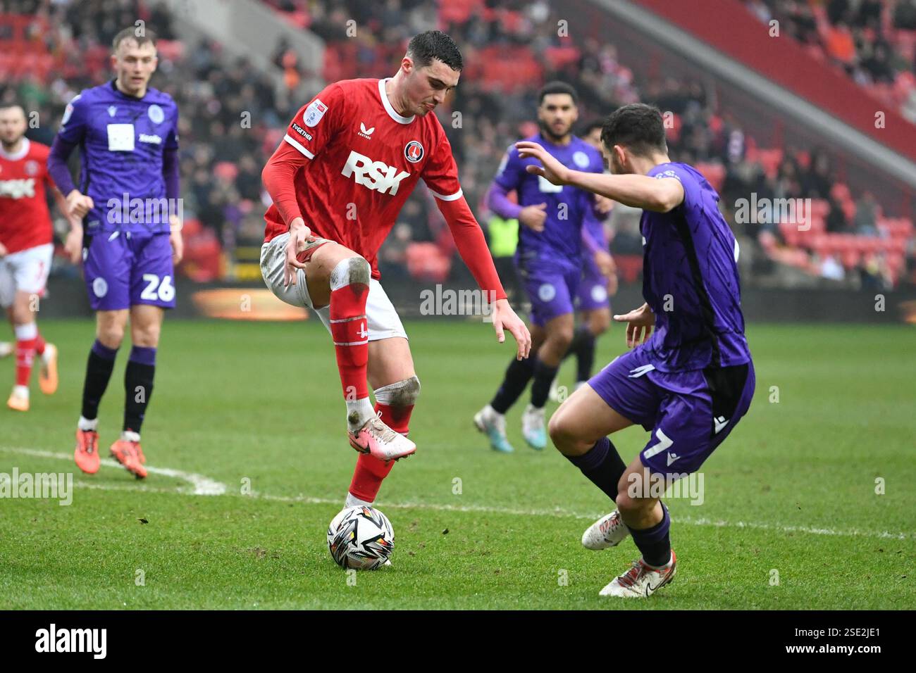 London, England. 8th Feb 2025. Lloyd Jones during the Sky Bet EFL ...