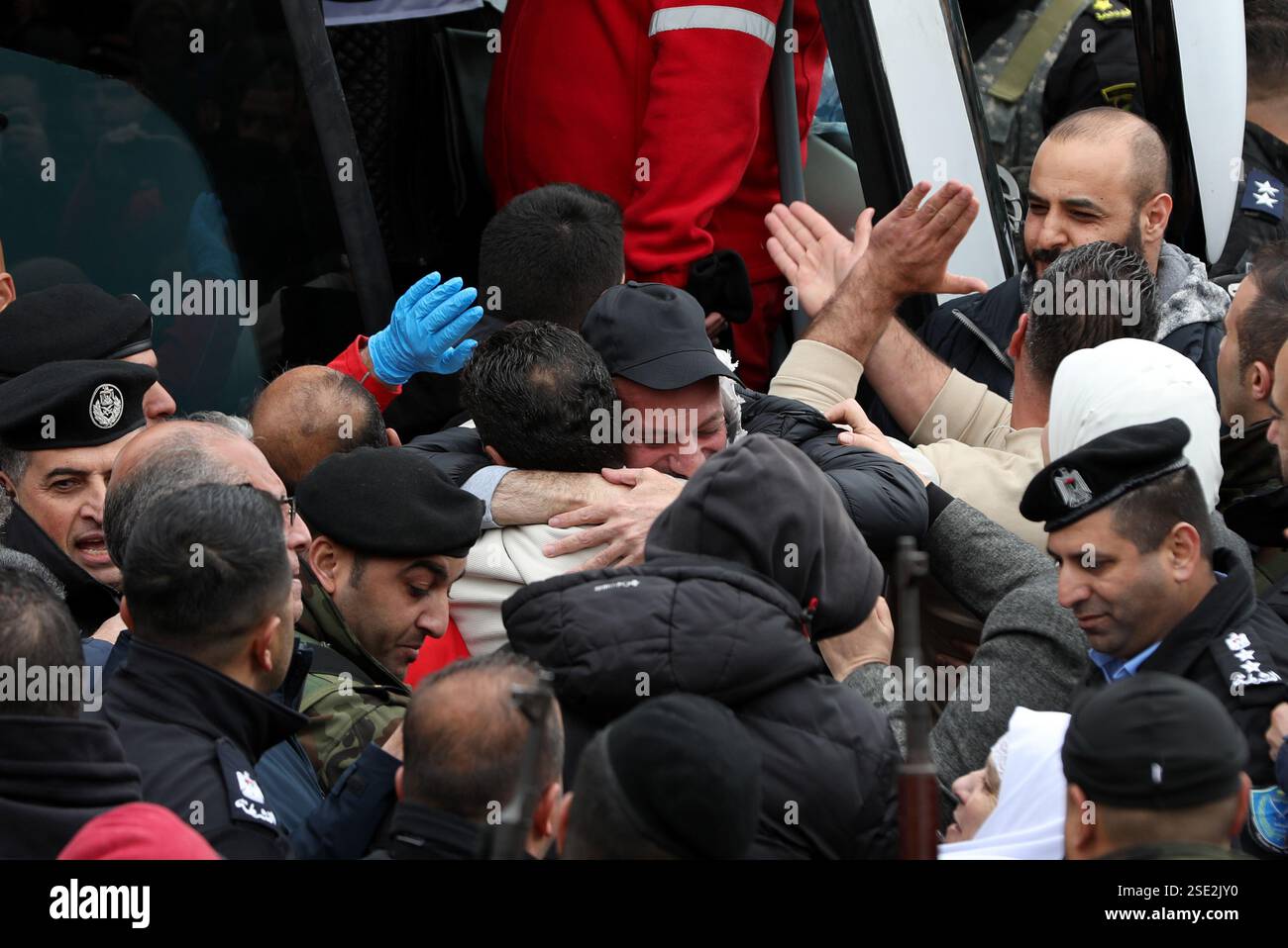 Ramallah, Palestinian Territories. 08th Feb, 2025. A former Palestinian ...