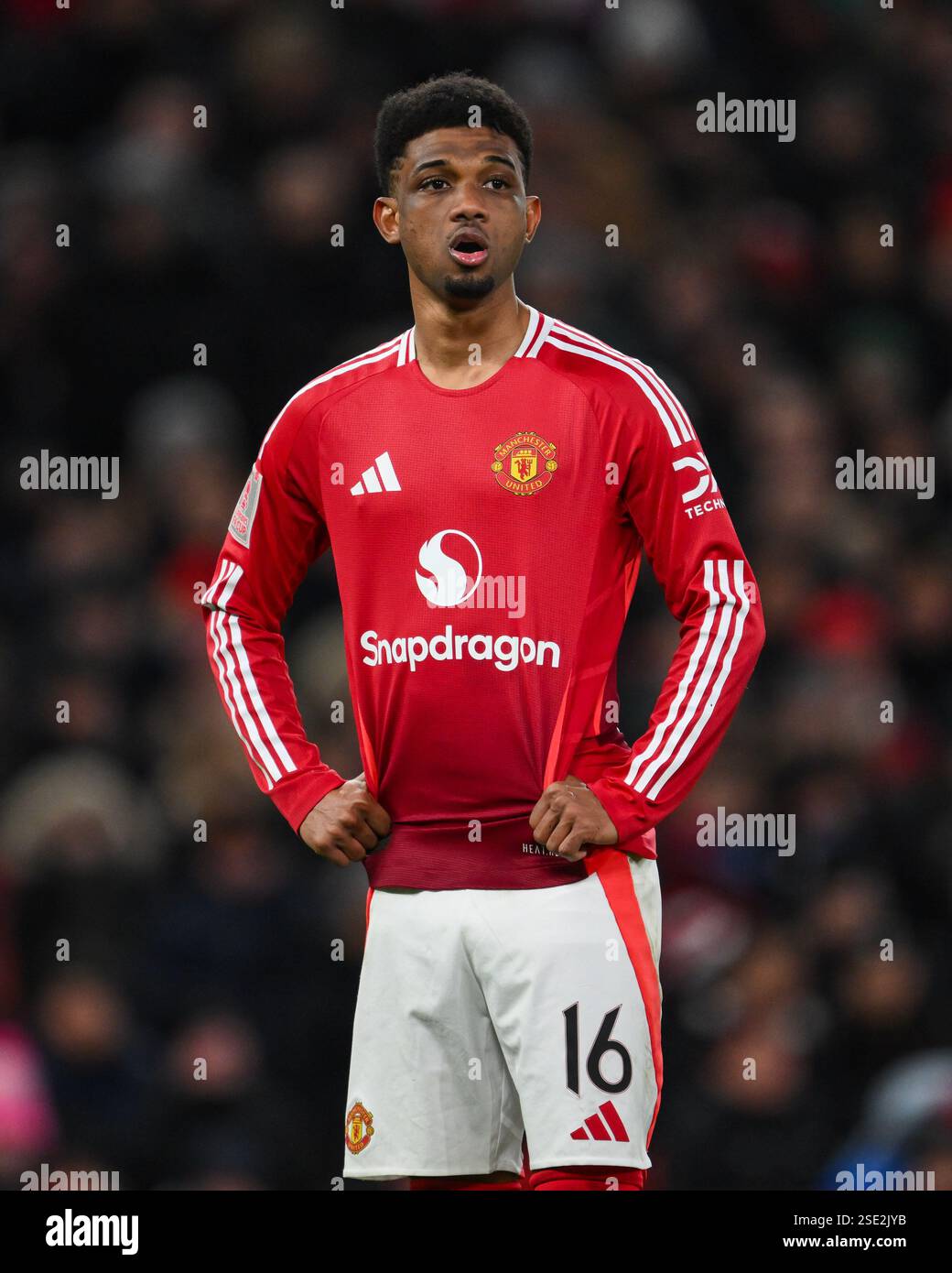 Amad Diallo of Manchester United during the Emirates FA Cup Fourth ...
