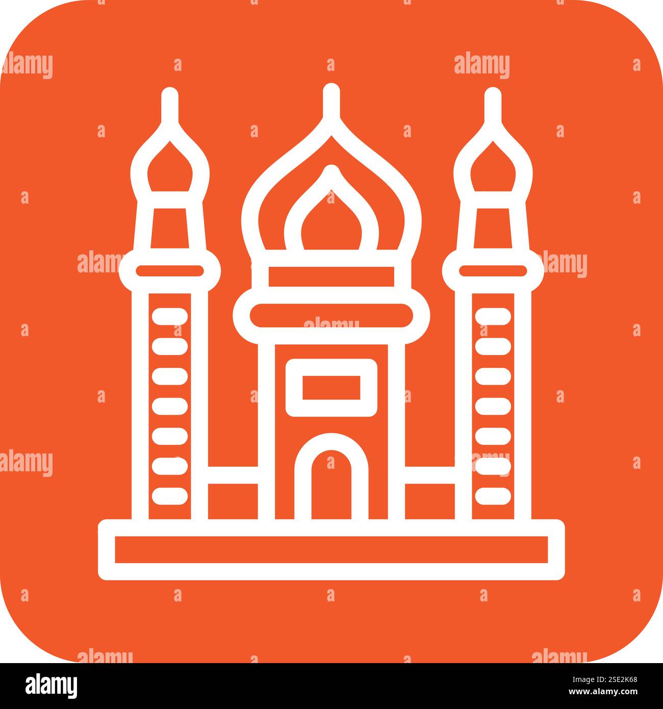 Mosque Vector Icon Design Illustration Stock Vector Image & Art - Alamy