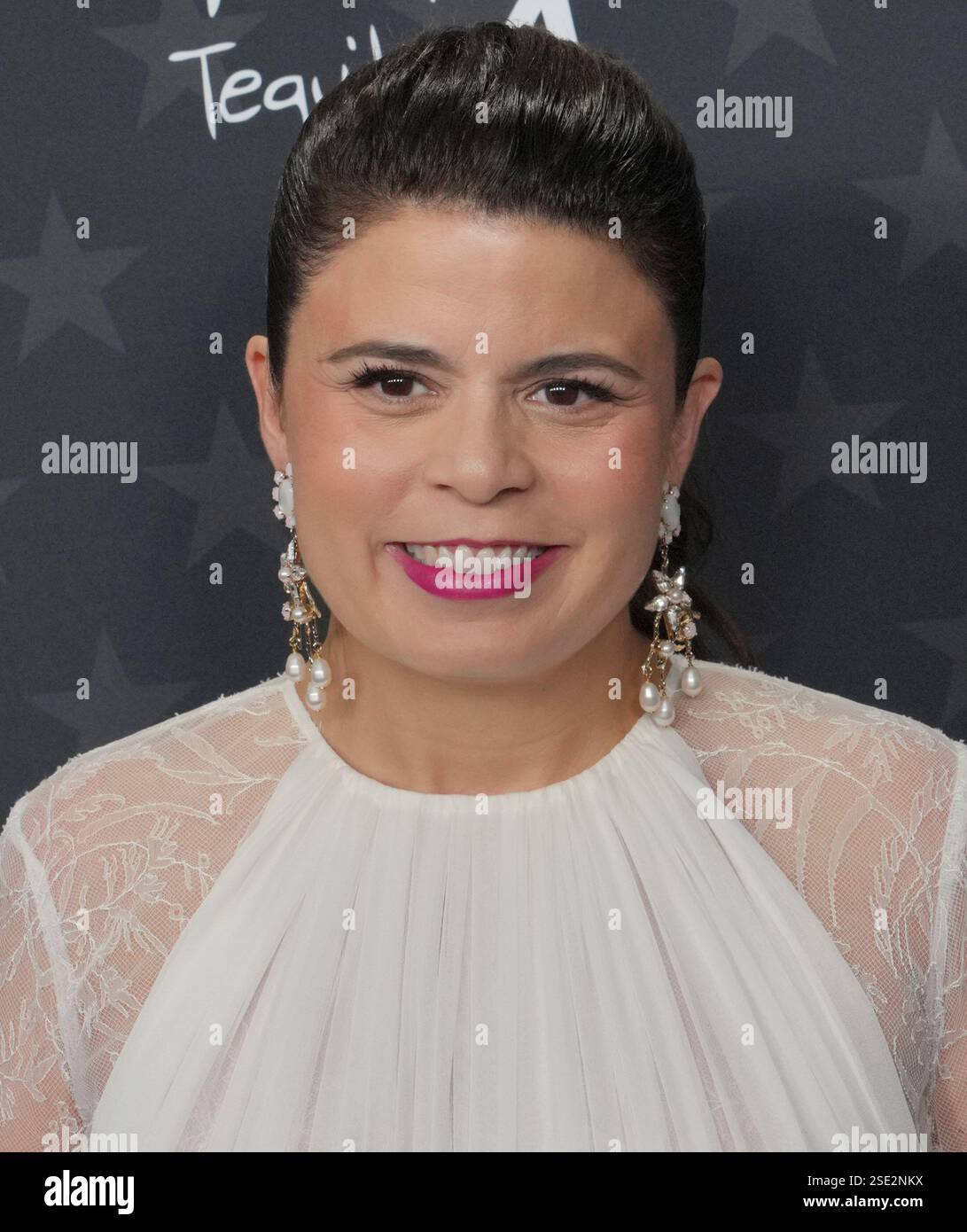 Los Angeles, USA. 07th Feb, 2025. Gabriela Rodriguez arrives at the ...