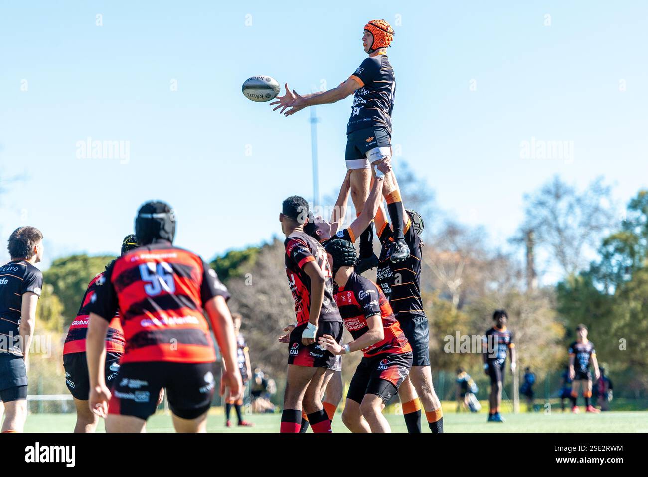 Ballon rugby hi-res stock photography and images - Alamy