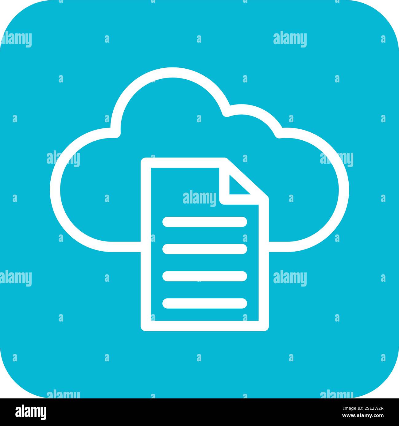 Document cloud logo design Stock Vector Images - Alamy
