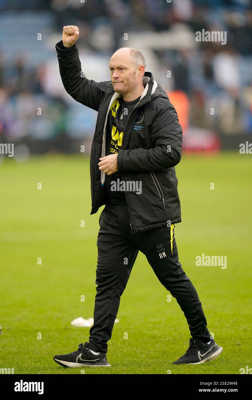 Millwall manager Alex Neil celebrates after the Emirates FA Cup fourth ...