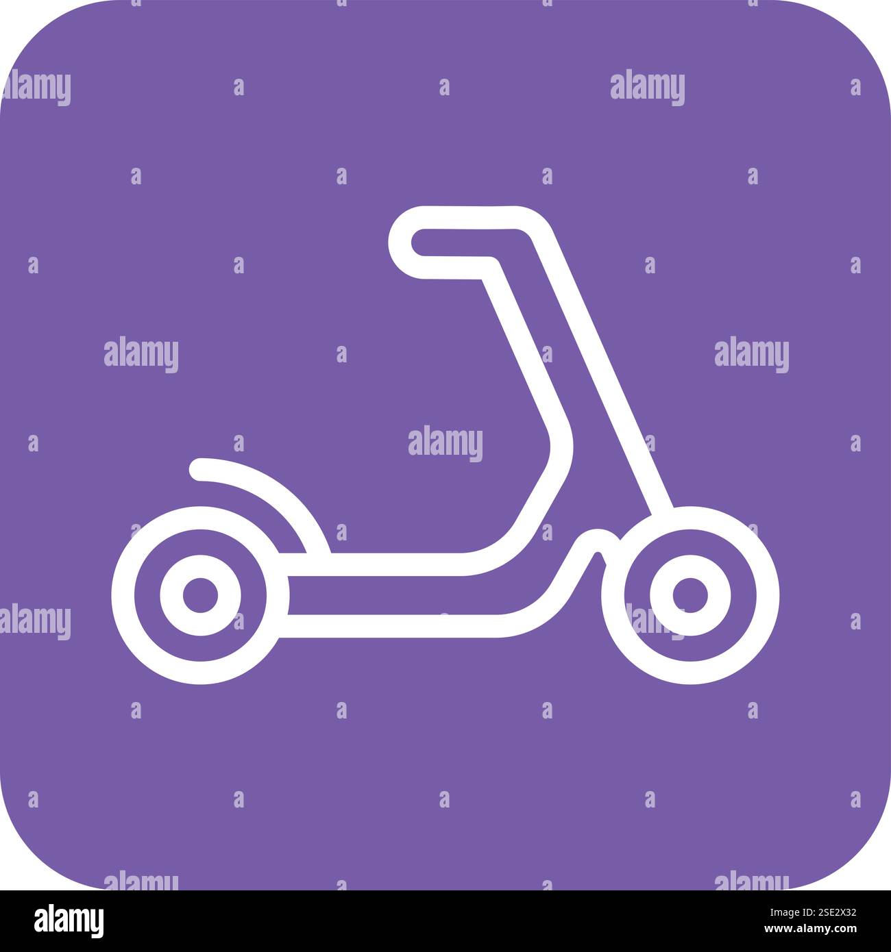Scooter vector illustration outline hi-res stock photography and images ...