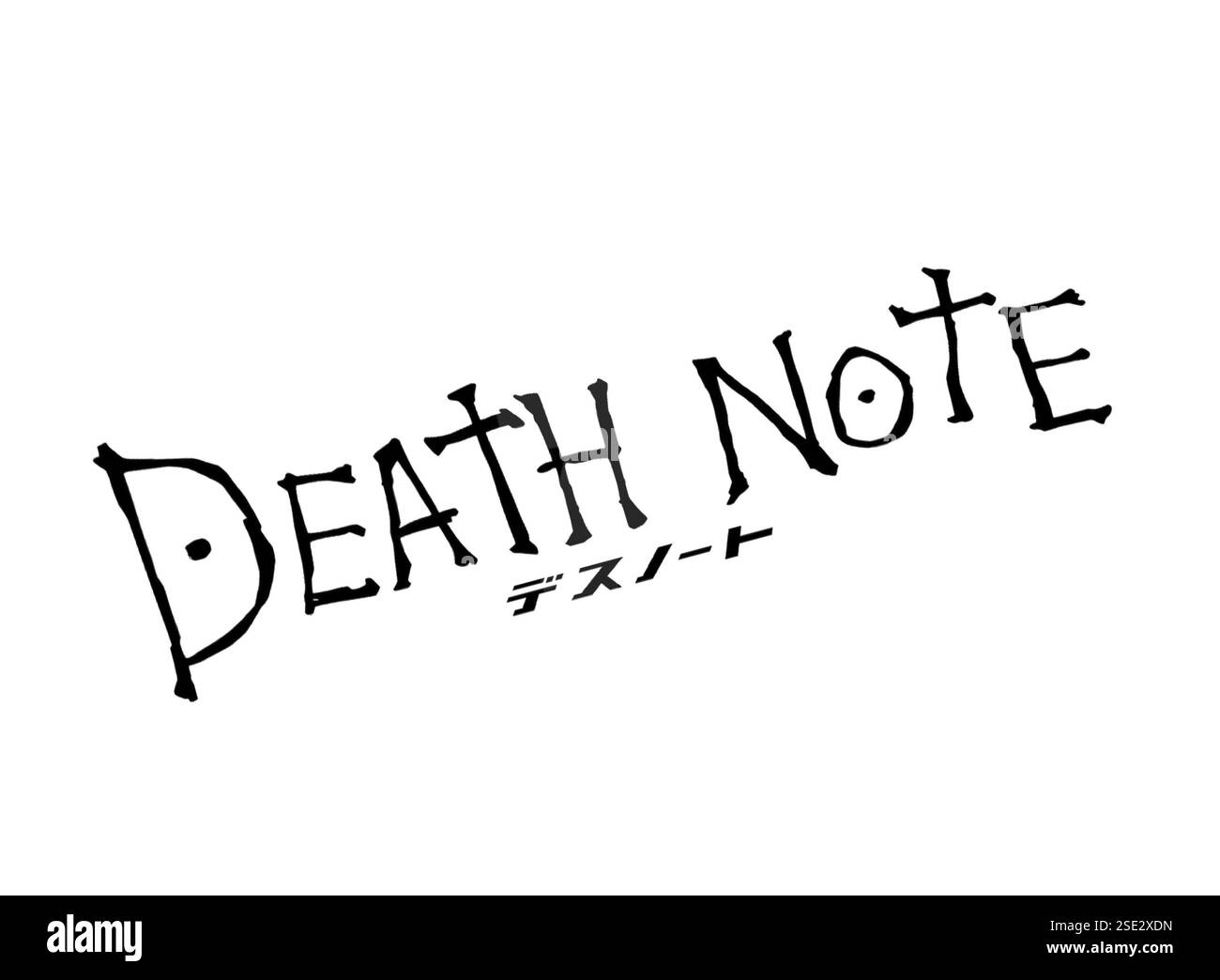 Rotated to left, Death Note Logo, Media & TV, Logo Stock Photo - Alamy