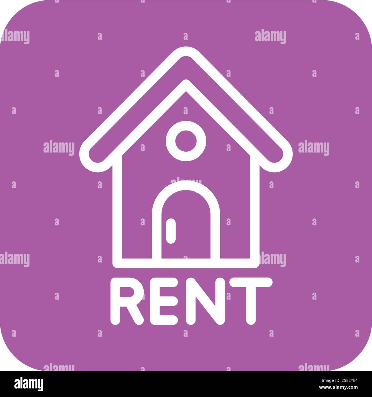 Rent vector icon set Stock Vector Images - Alamy