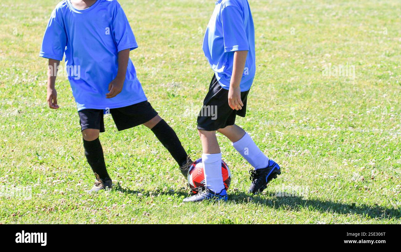 Kids in soccer gear hi-res stock photography and images - Alamy