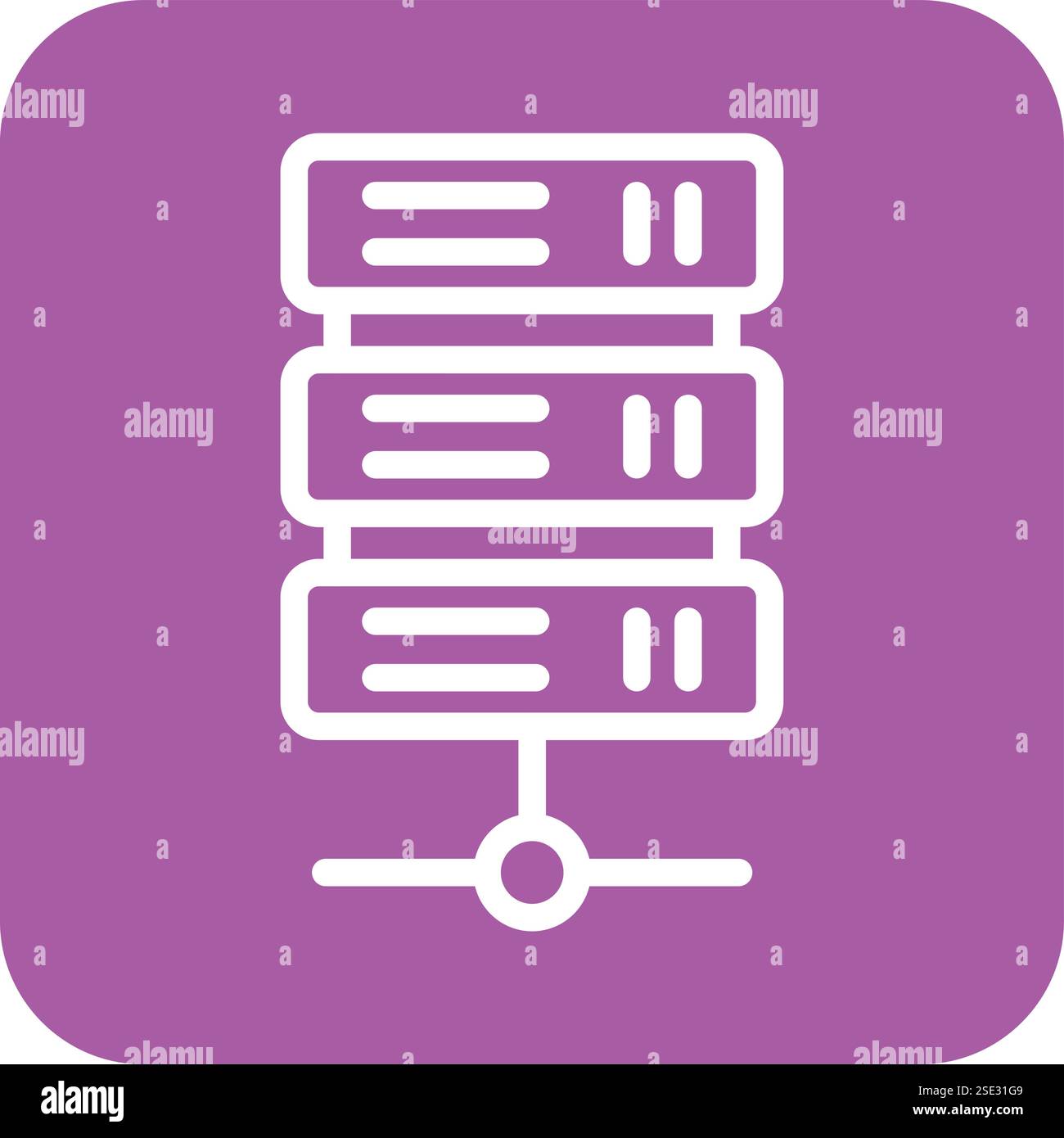 Web server vector icon Cut Out Stock Images & Pictures - Alamy
