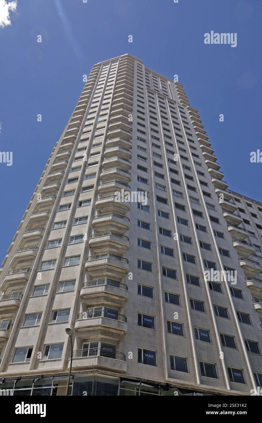 Spain, Madrid, residential tower block, Europe Stock Photo - Alamy