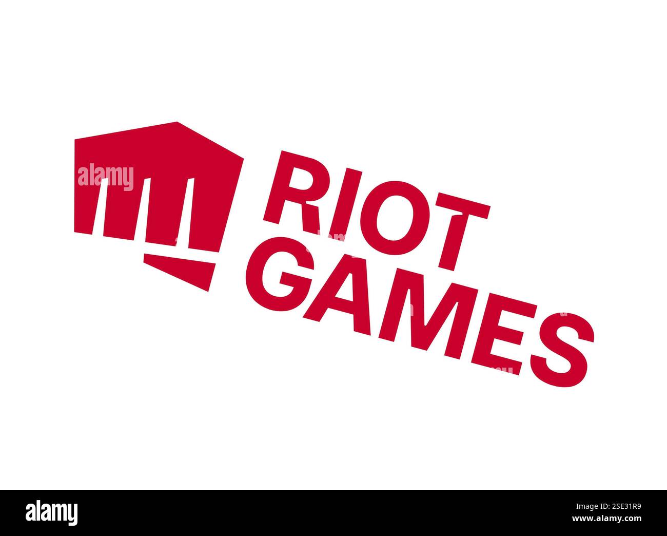 Rotated to right, Riot Games Logo, Games, Logo Stock Photo - Alamy