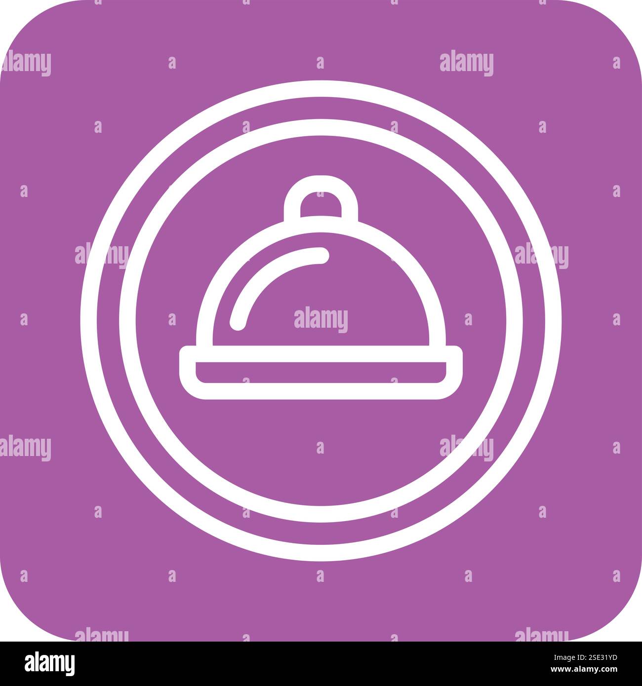 Restaurant vector icon modern Stock Vector Images - Alamy