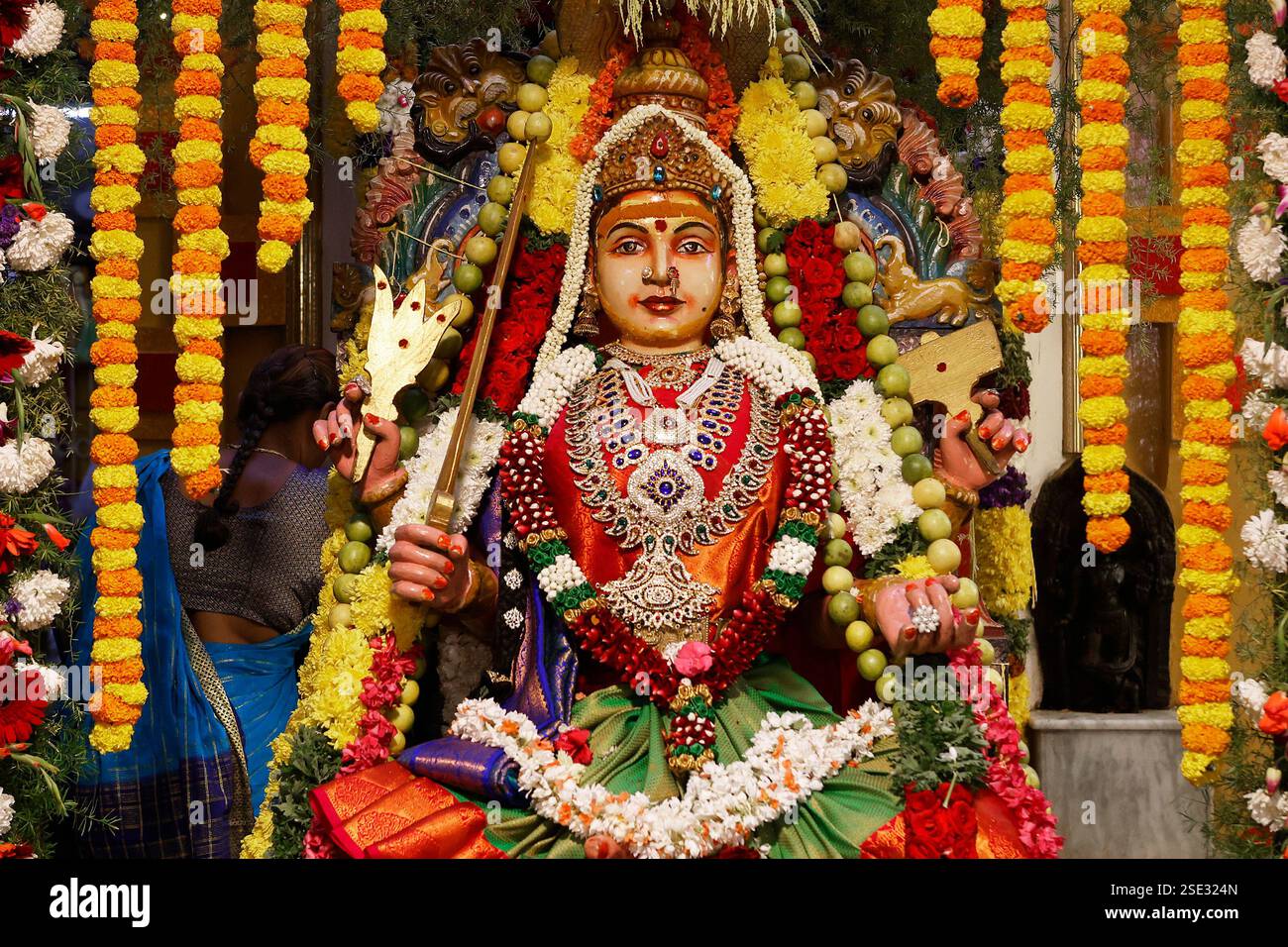 Image of the goddess Chowdeshwari at a temple.in Mysuru (Mysore ...