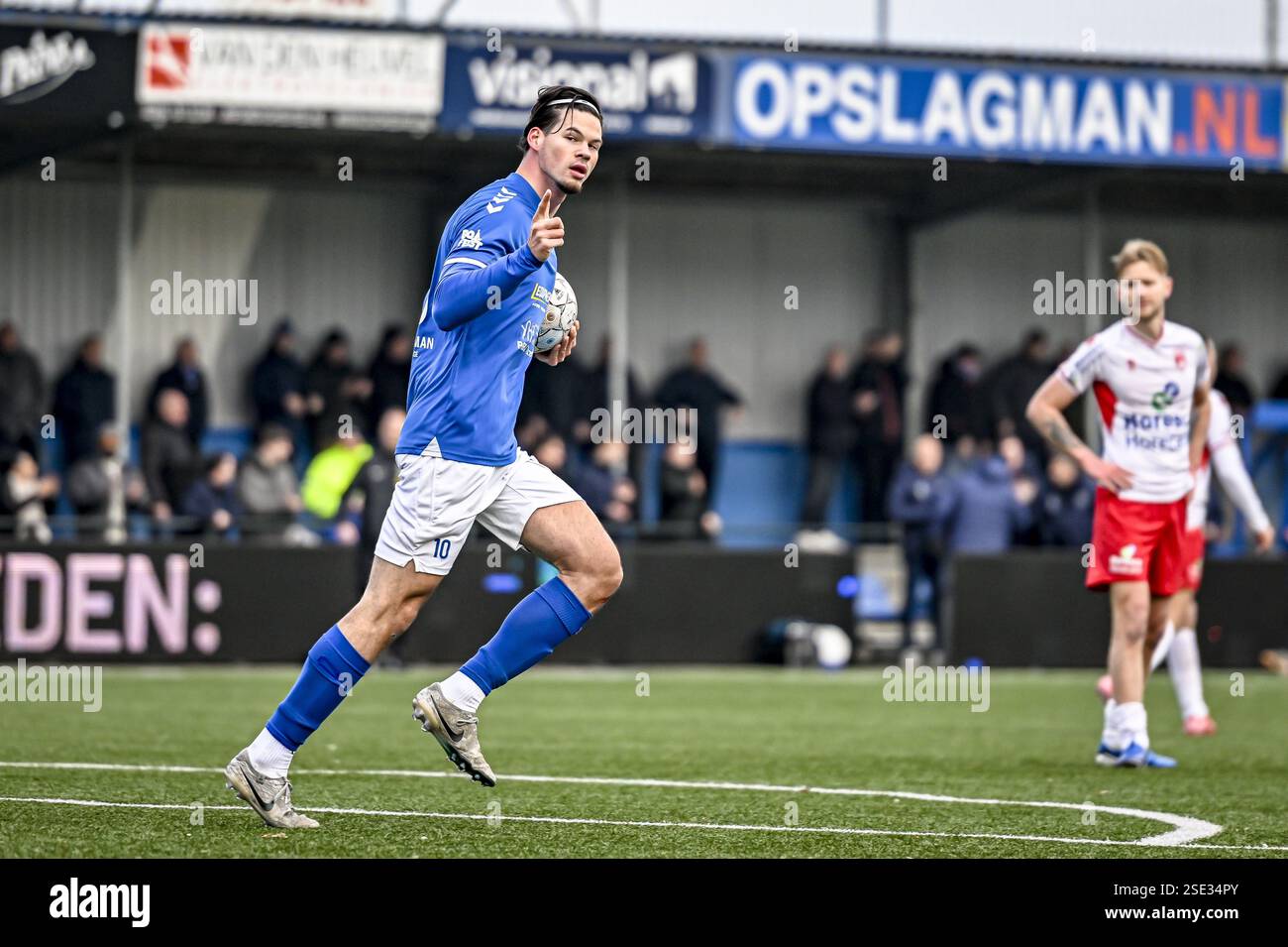 VEENENDAAL, 08-02-2025, Sportpark Panhuis, Dutch second division ...