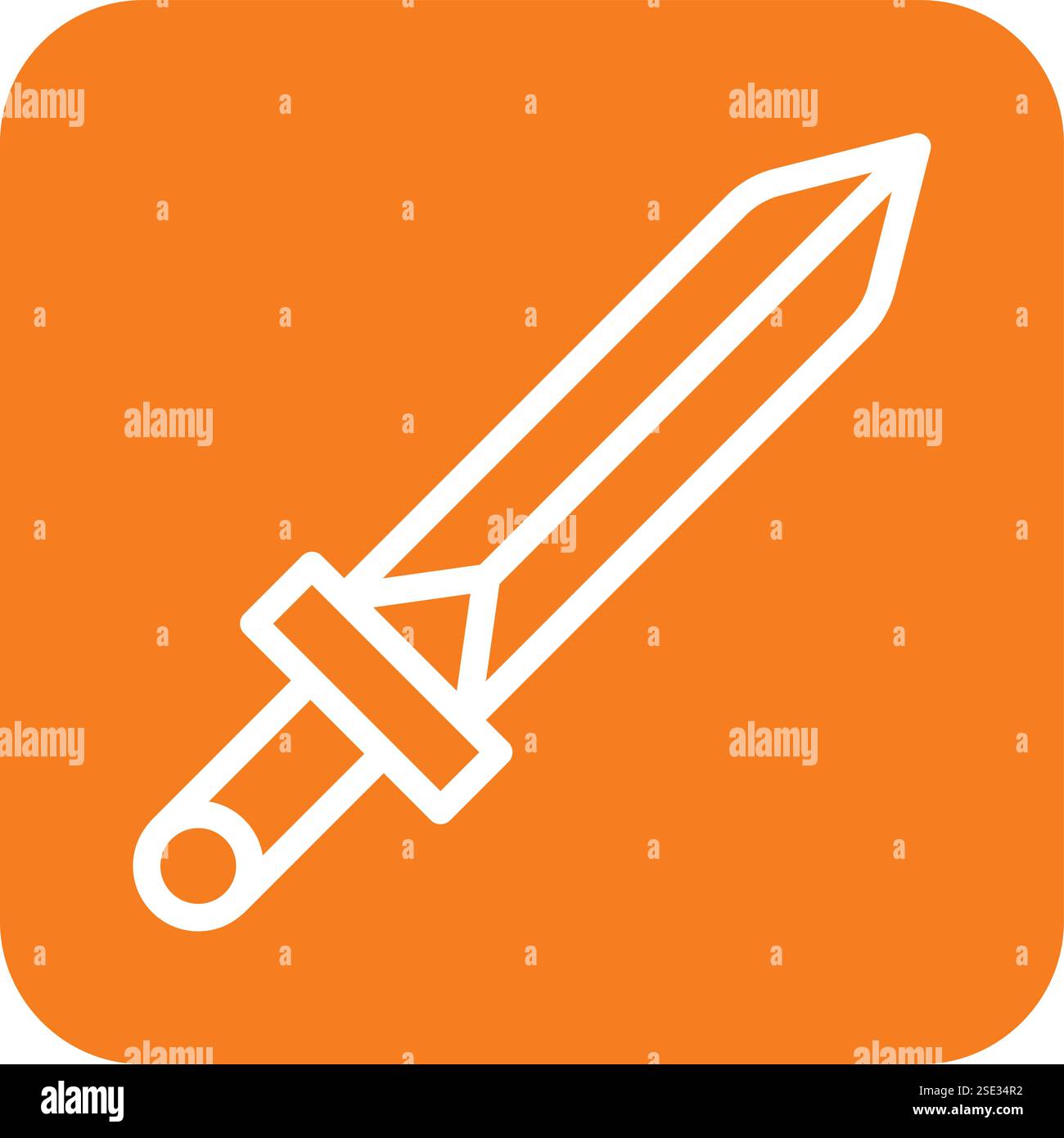 Sword icon symbol 3d Cut Out Stock Images & Pictures - Alamy